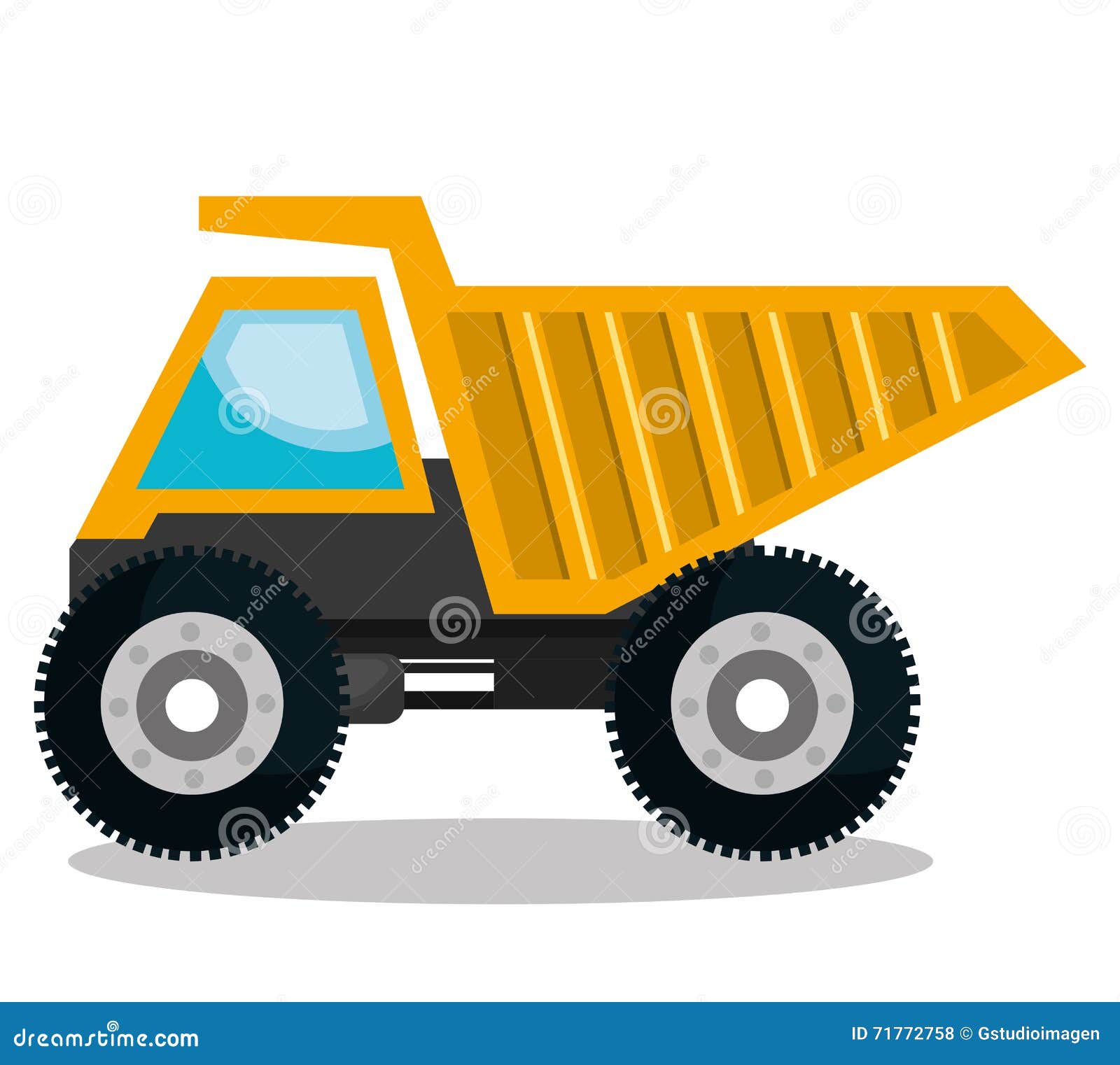 Construction Machinery Design Stock Illustration - Illustration of ...