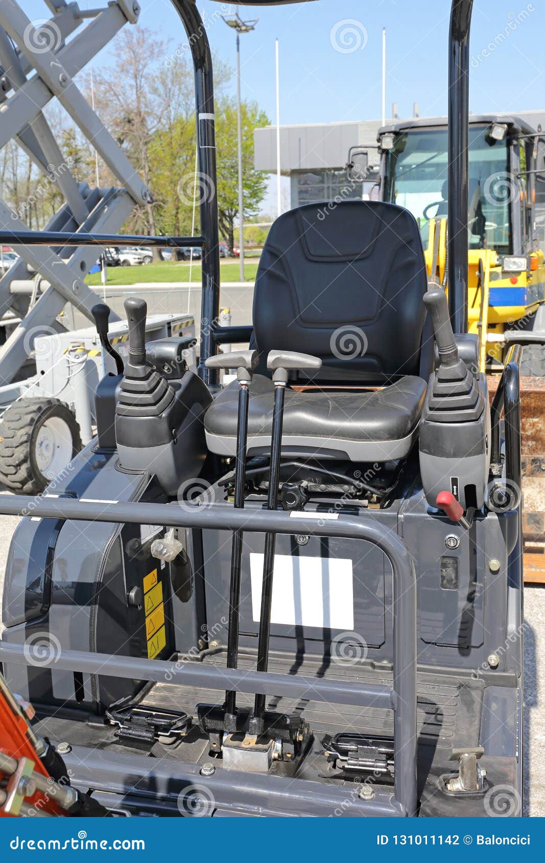Construction Machinery stock photo. Image of joystick - 131011142