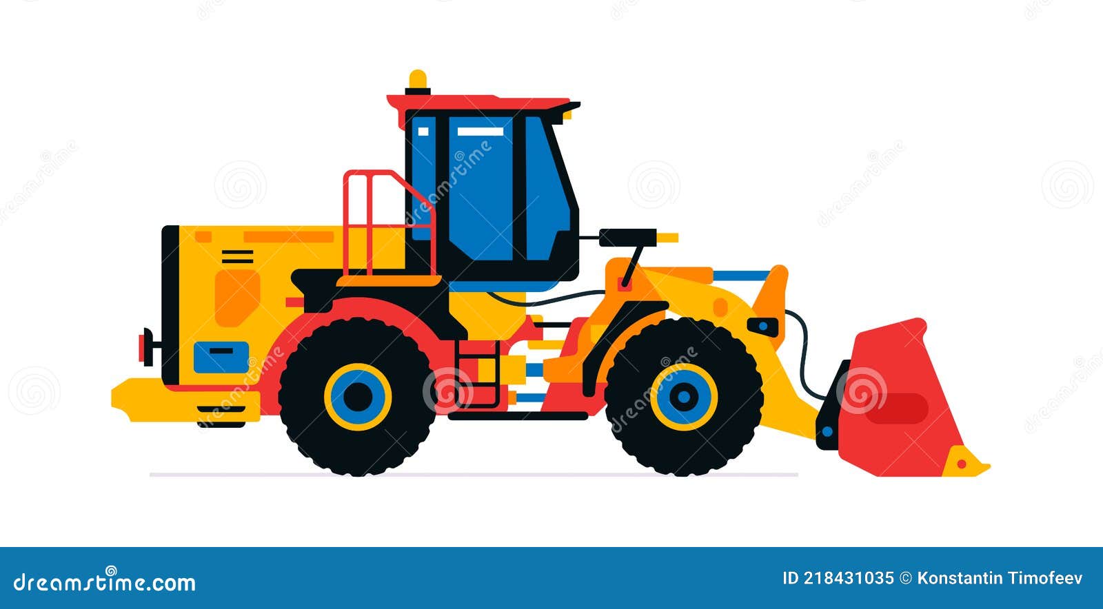 Construction Machinery, Front-end Loader, Tractor, Excavator ...