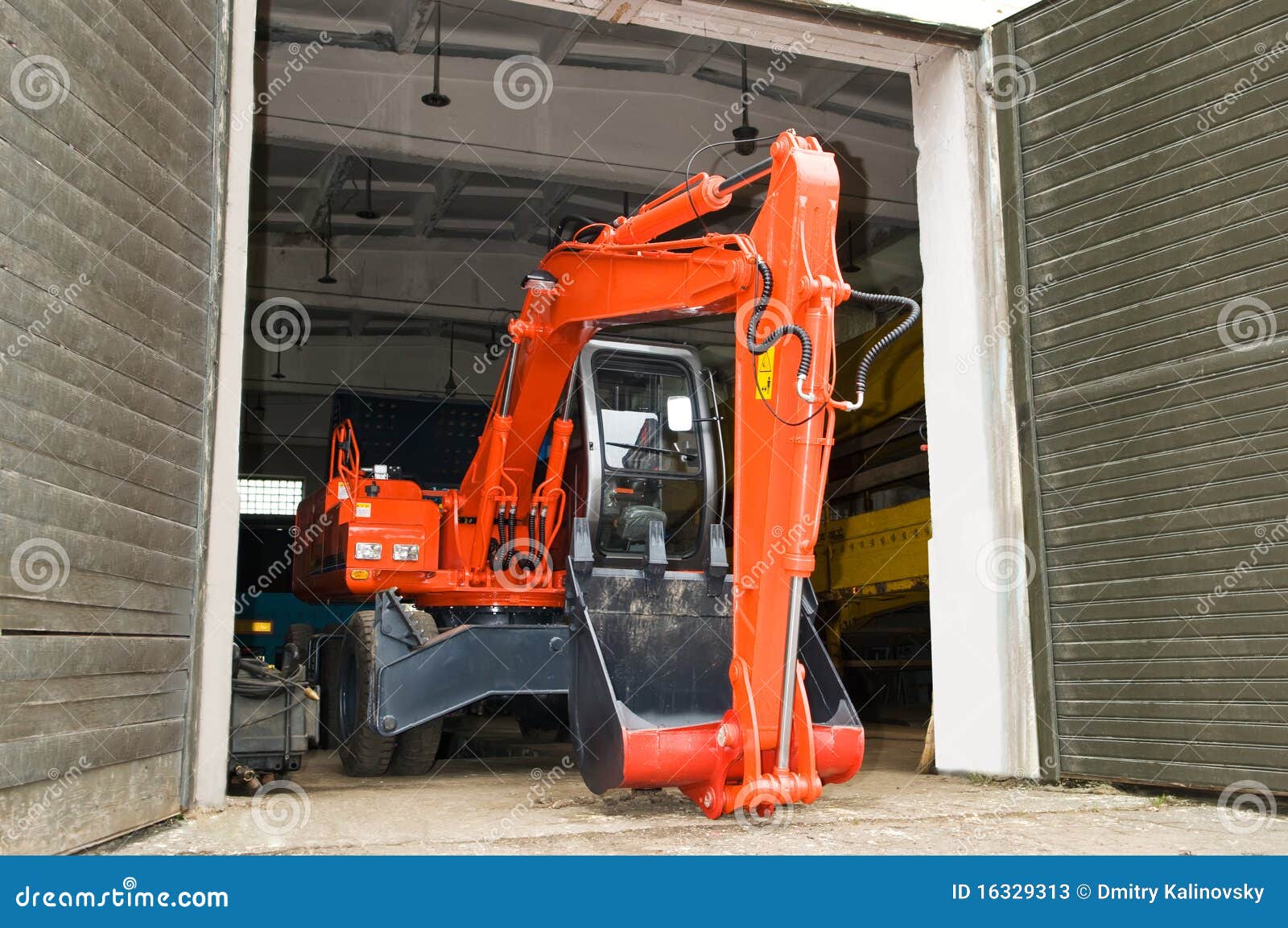Construction Machinery Repair Stock Image - Image of repair ...