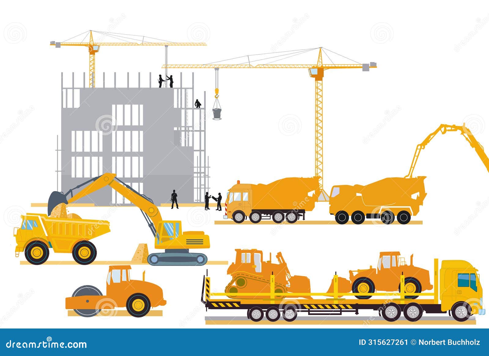 Machinery Cartoon Vector | CartoonDealer.com #10146755