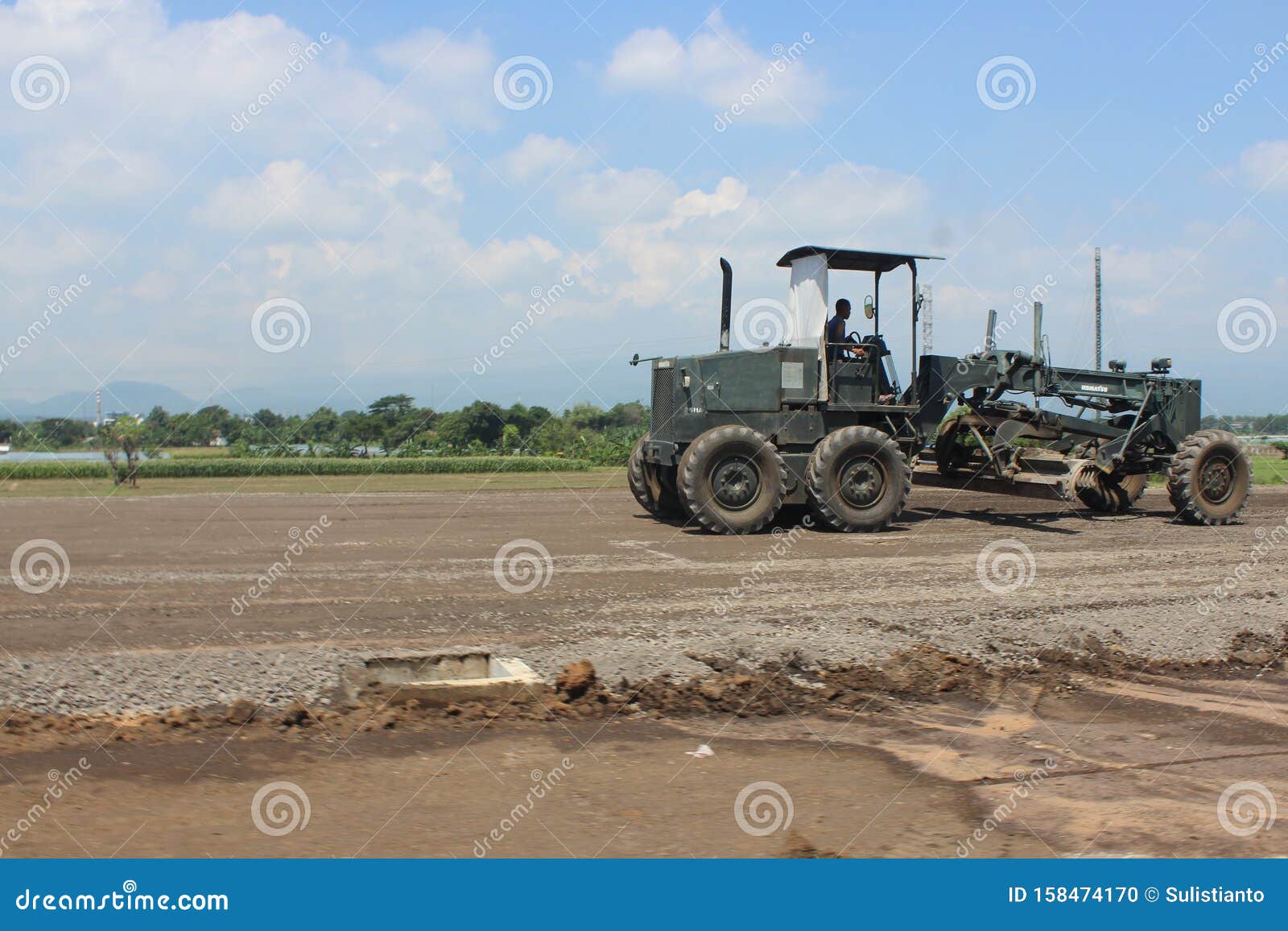 Construction Machinery is Working on Road Projects and Building ...