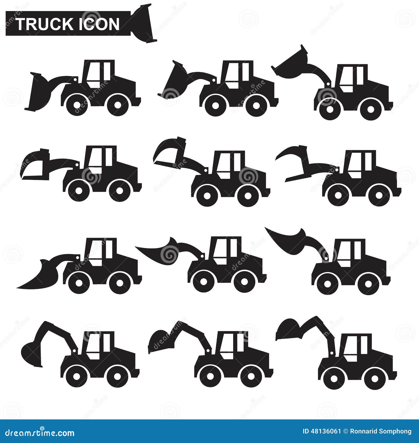 Construction Equipment Dealer Icons
