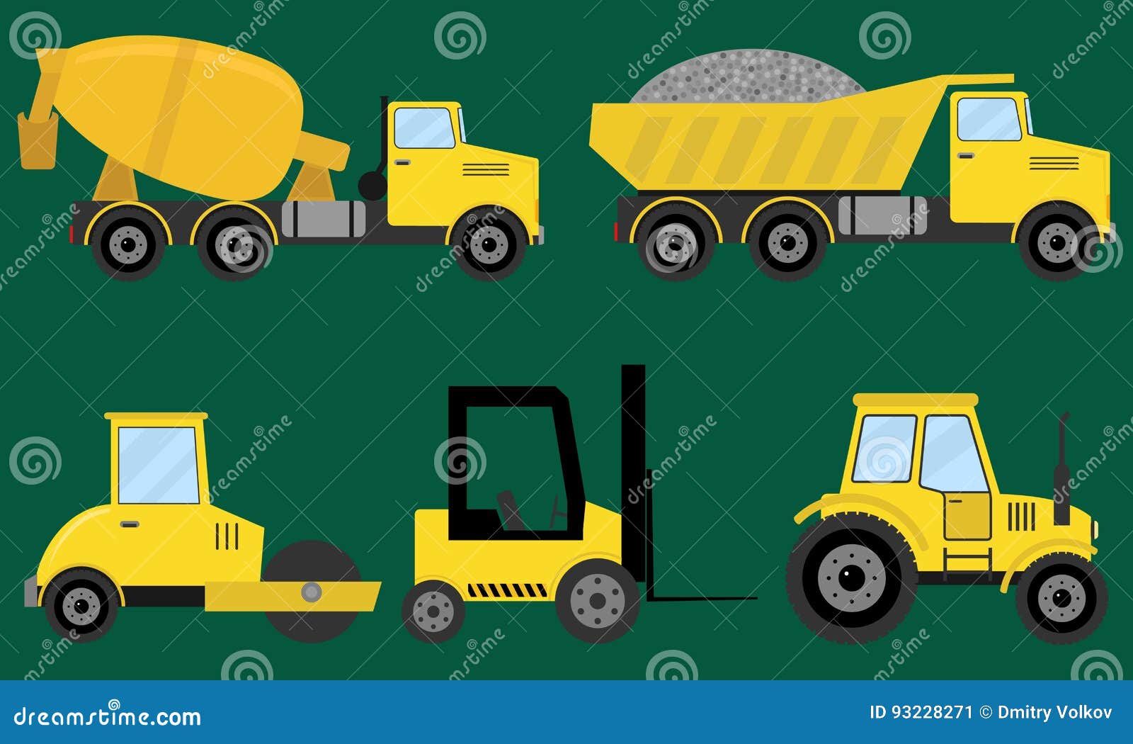 Construction machines stock vector. Illustration of backhoe - 93228271 Construction machines stock vector. Illustration of backhoe - 93228271