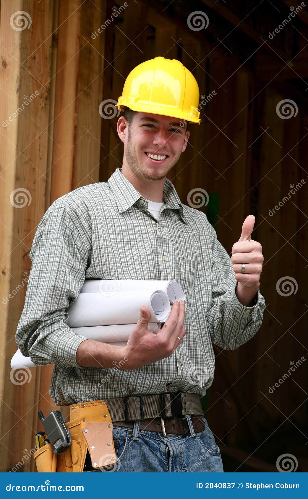 Construction Man stock image. Image of layout, handsome - 2040837