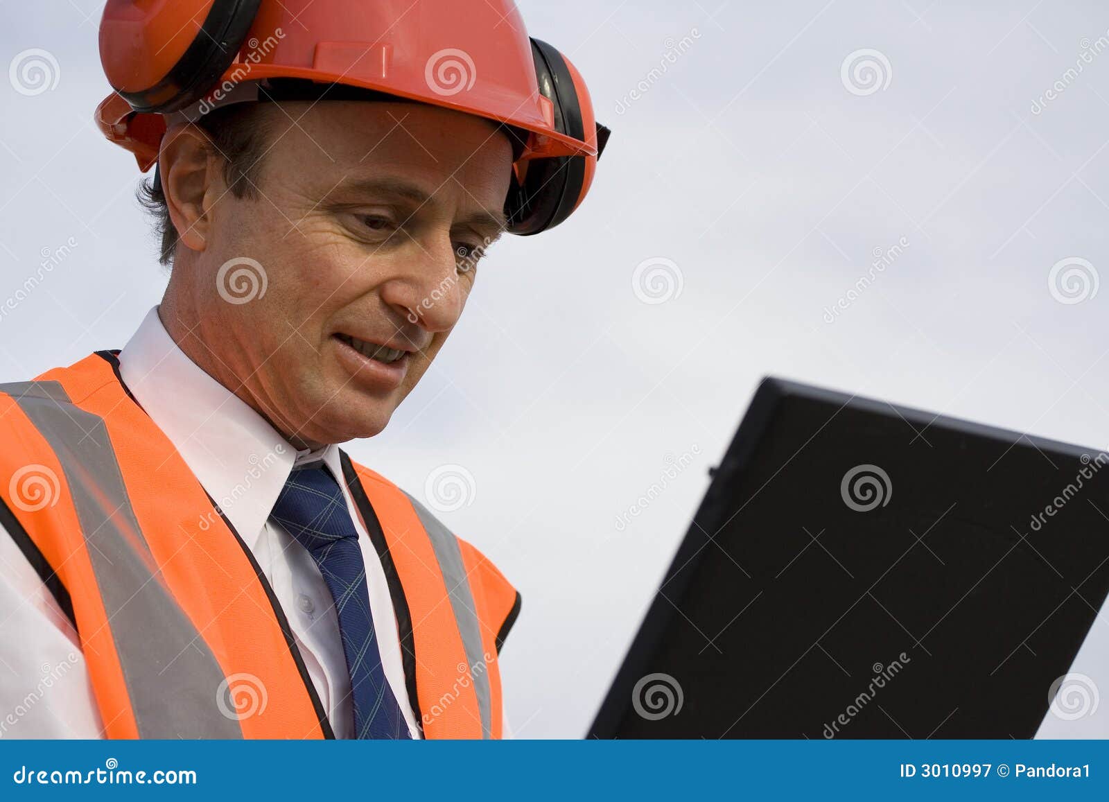 Construction Man stock image. Image of isolated, corporate - 3010997