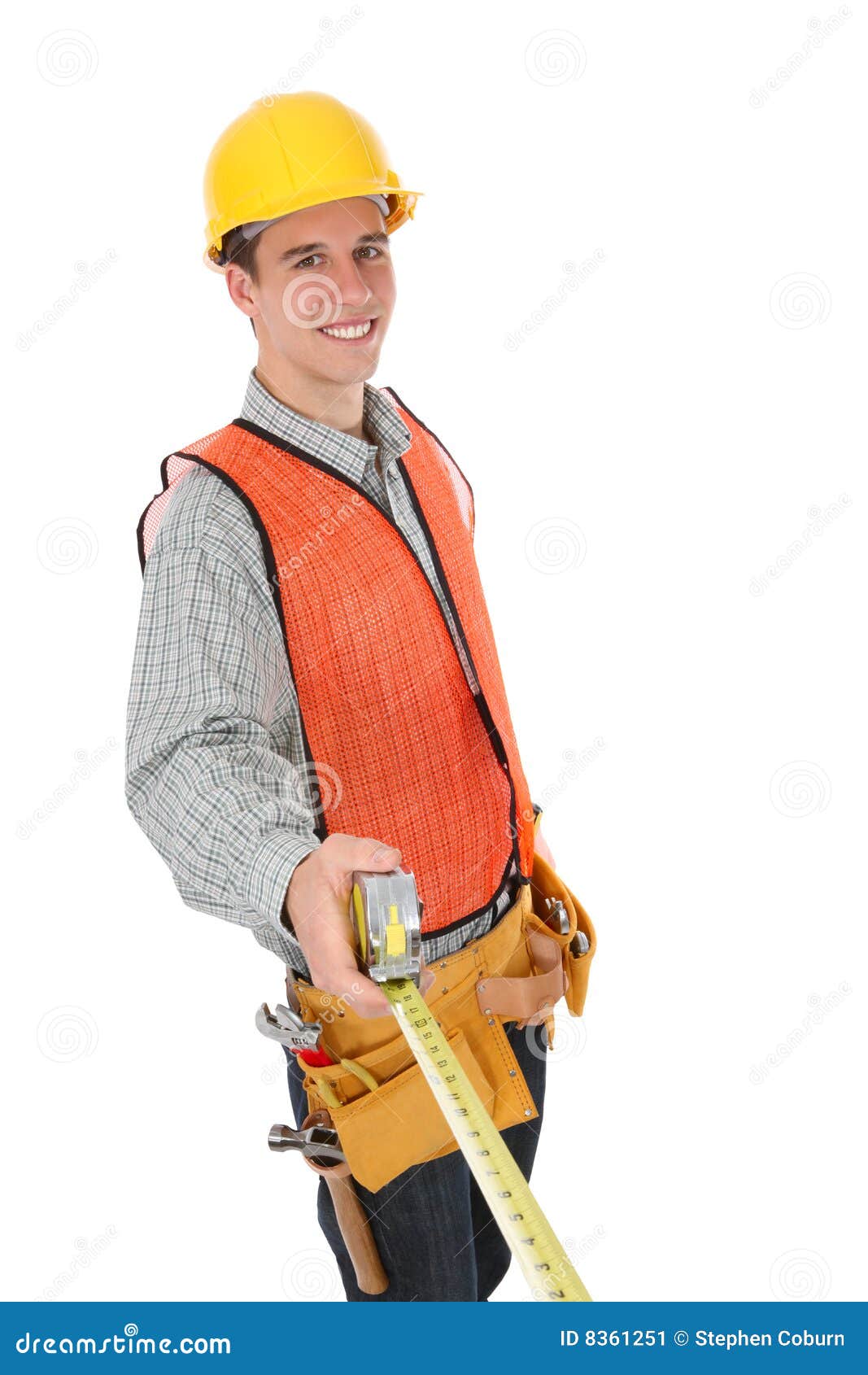 Construction Man stock image. Image of write, people, unionized - 8361251
