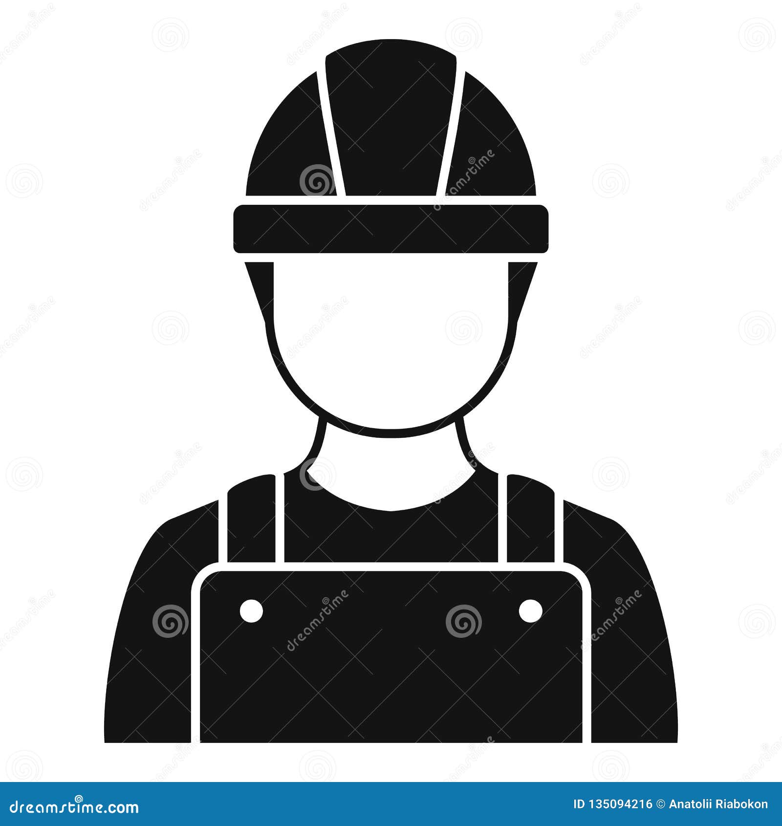 Construction Man Icon, Simple Style Stock Vector - Illustration of ... Construction Man Icon, Simple Style Stock Vector - Illustration of ...