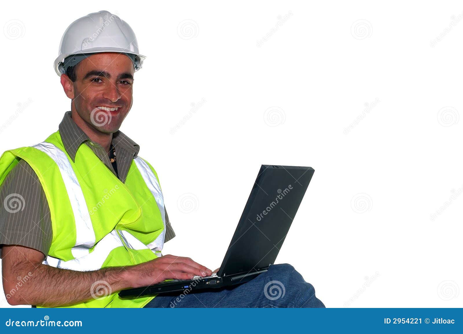 Construction manager stock image. Image of builder, happy - 2954221