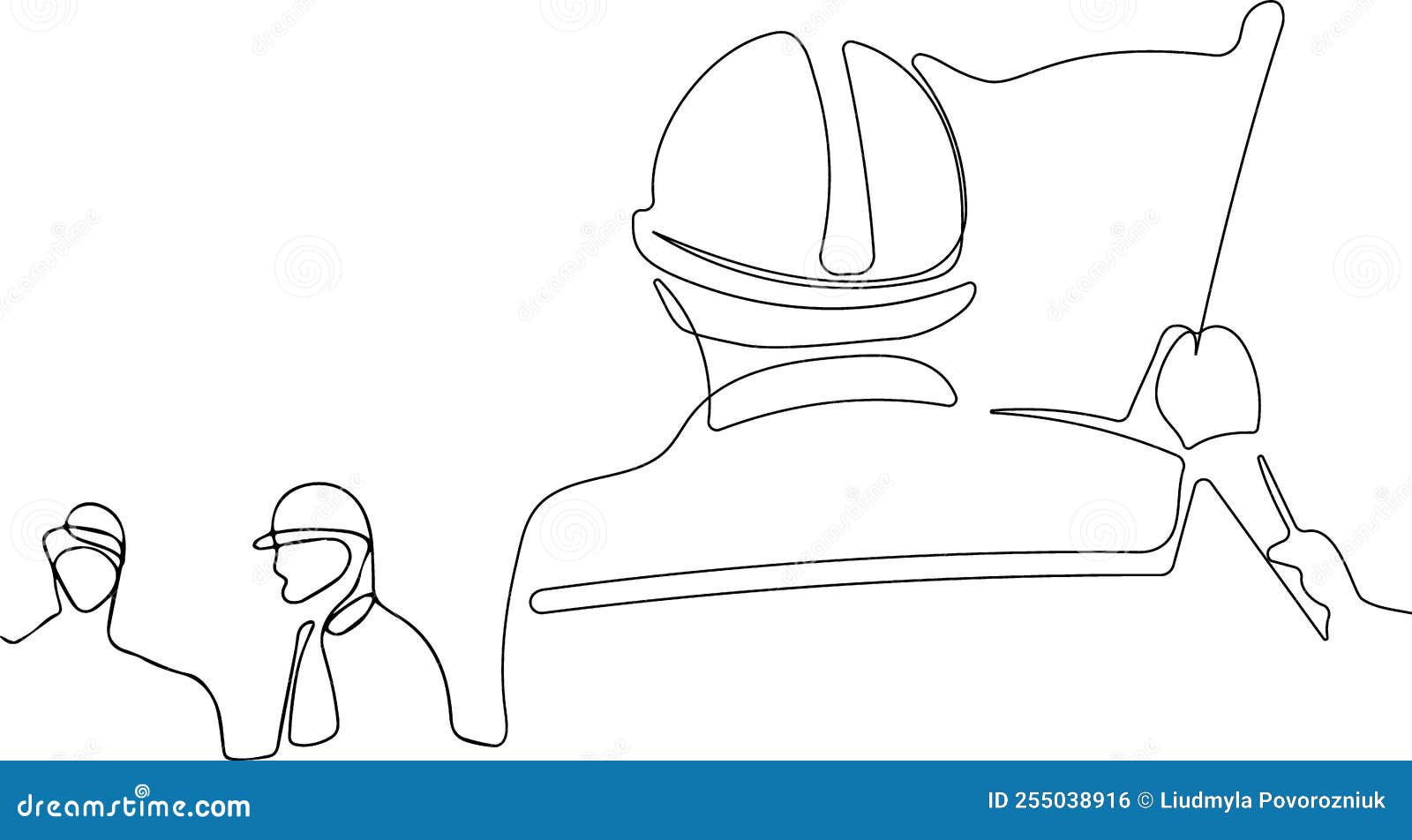 Construction Manager and Engineer Working Stock Vector - Illustration ...