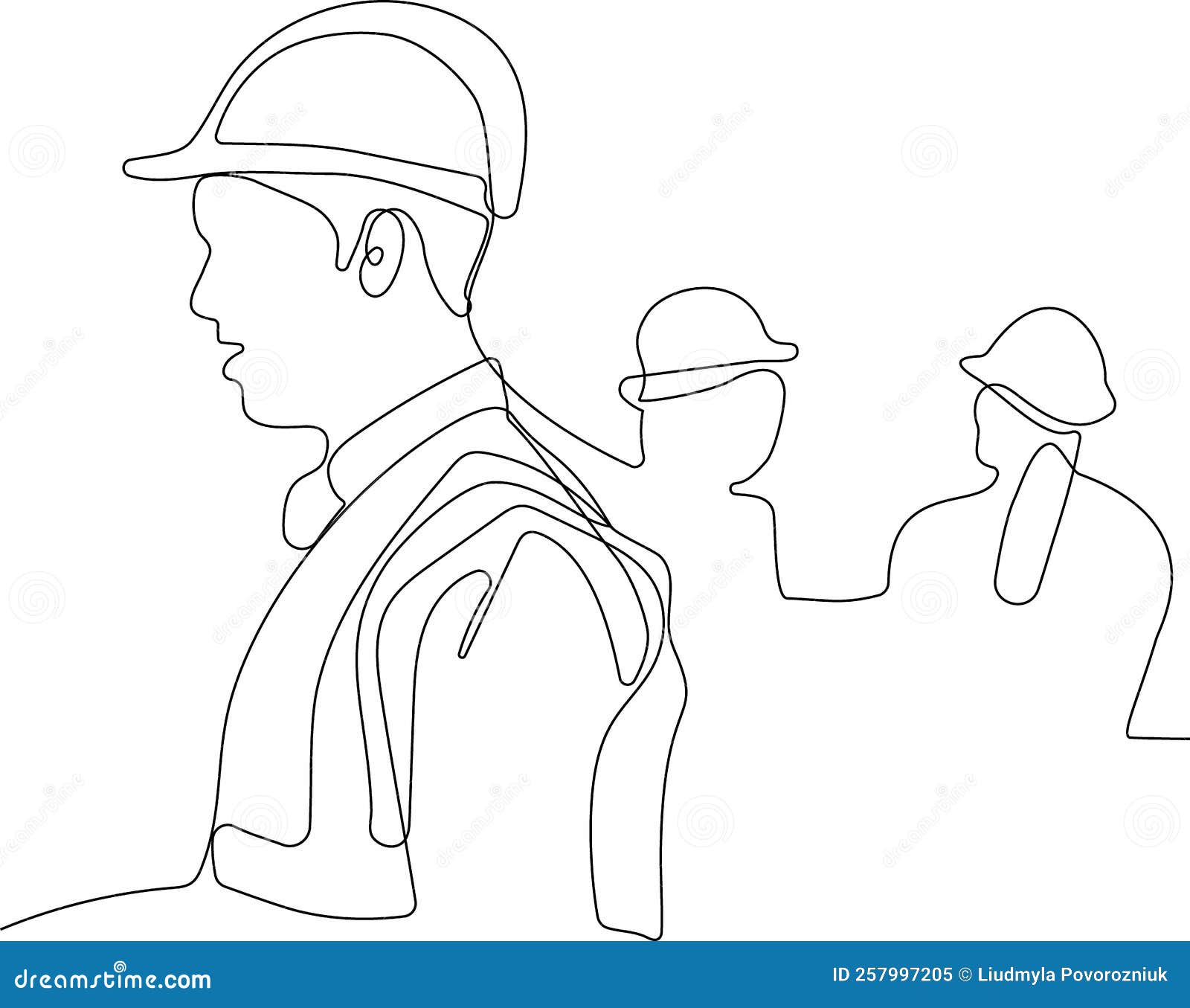 Construction Manager and Engineer Working Stock Vector - Illustration ...