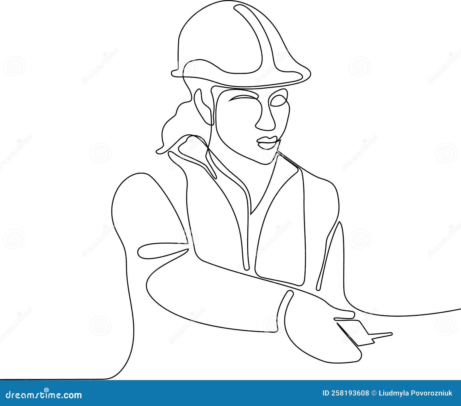 Construction Manager and Engineer Working Stock Vector - Illustration ...