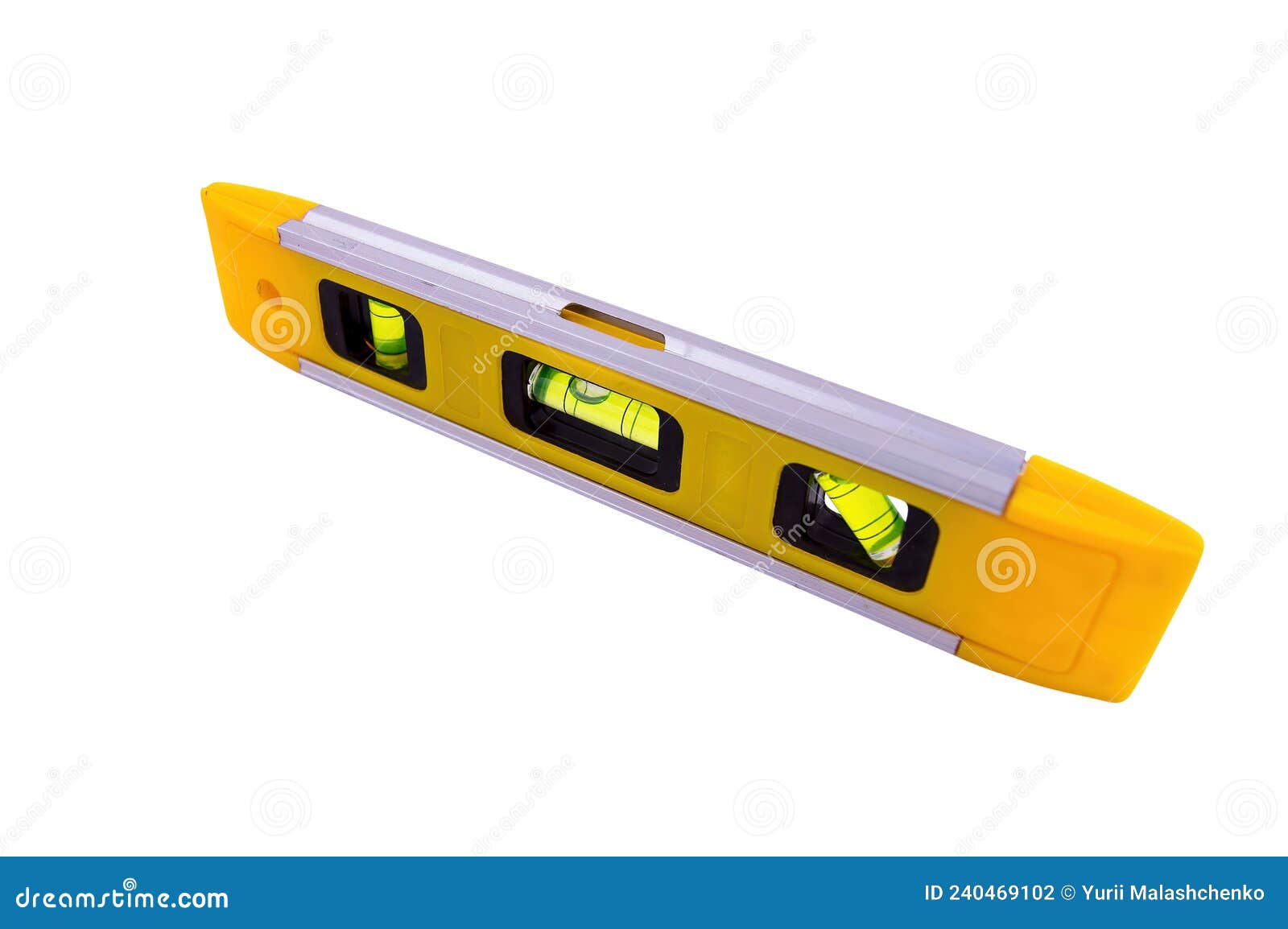 Construction Manual Level for Surface Marking Stock Photo - Image of ...