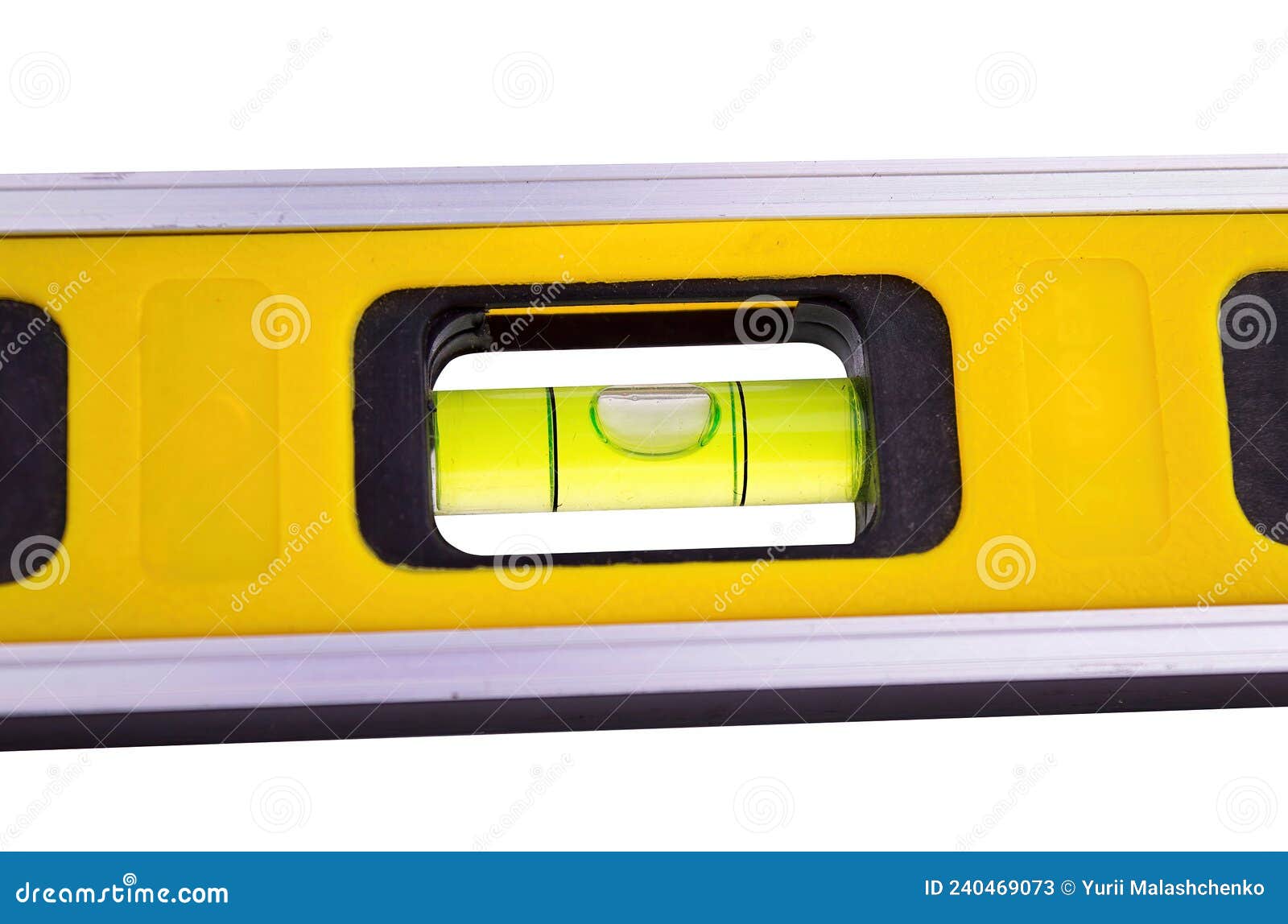 Construction Manual Level for Surface Marking Stock Image - Image of ...