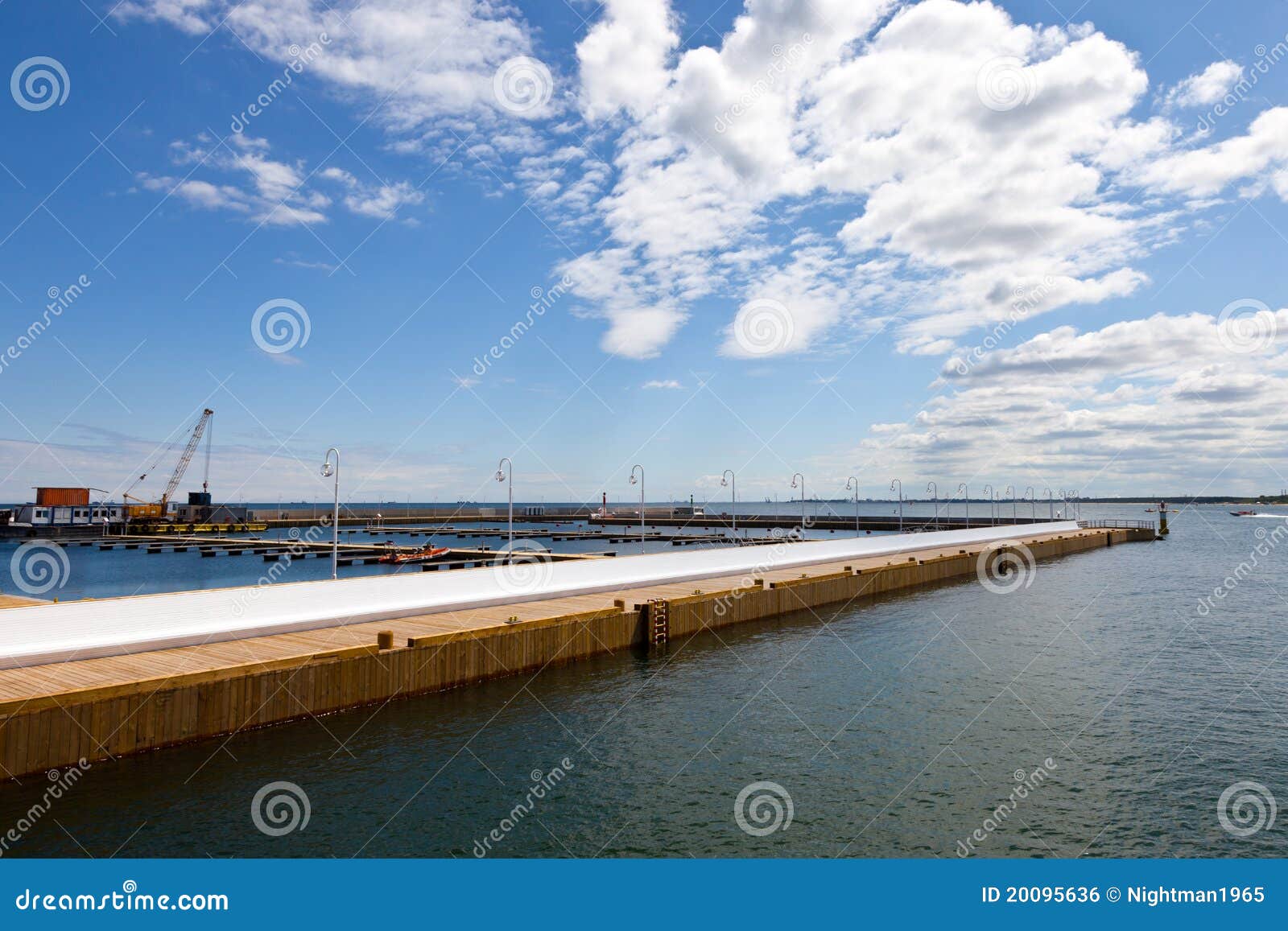 Construction of a marina stock photo. Image of buildings - 20095636