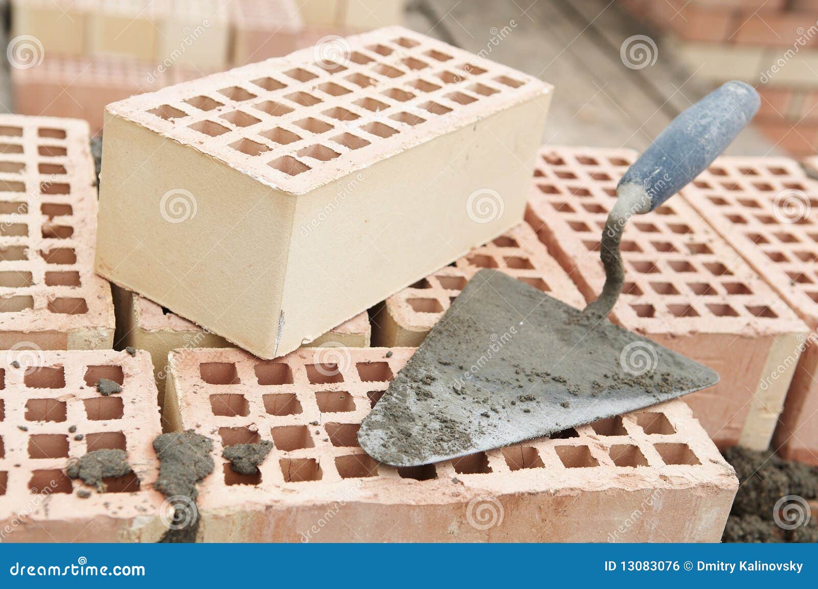Construction Mason Equipment Stock Photo - Image of construction, site ...