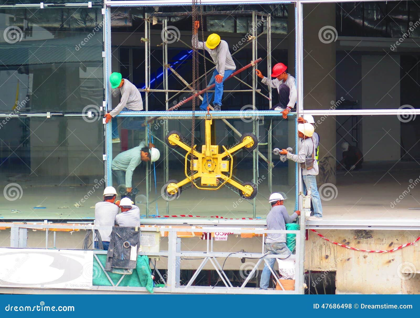 Construction editorial stock photo. Image of mirror, working - 47686498