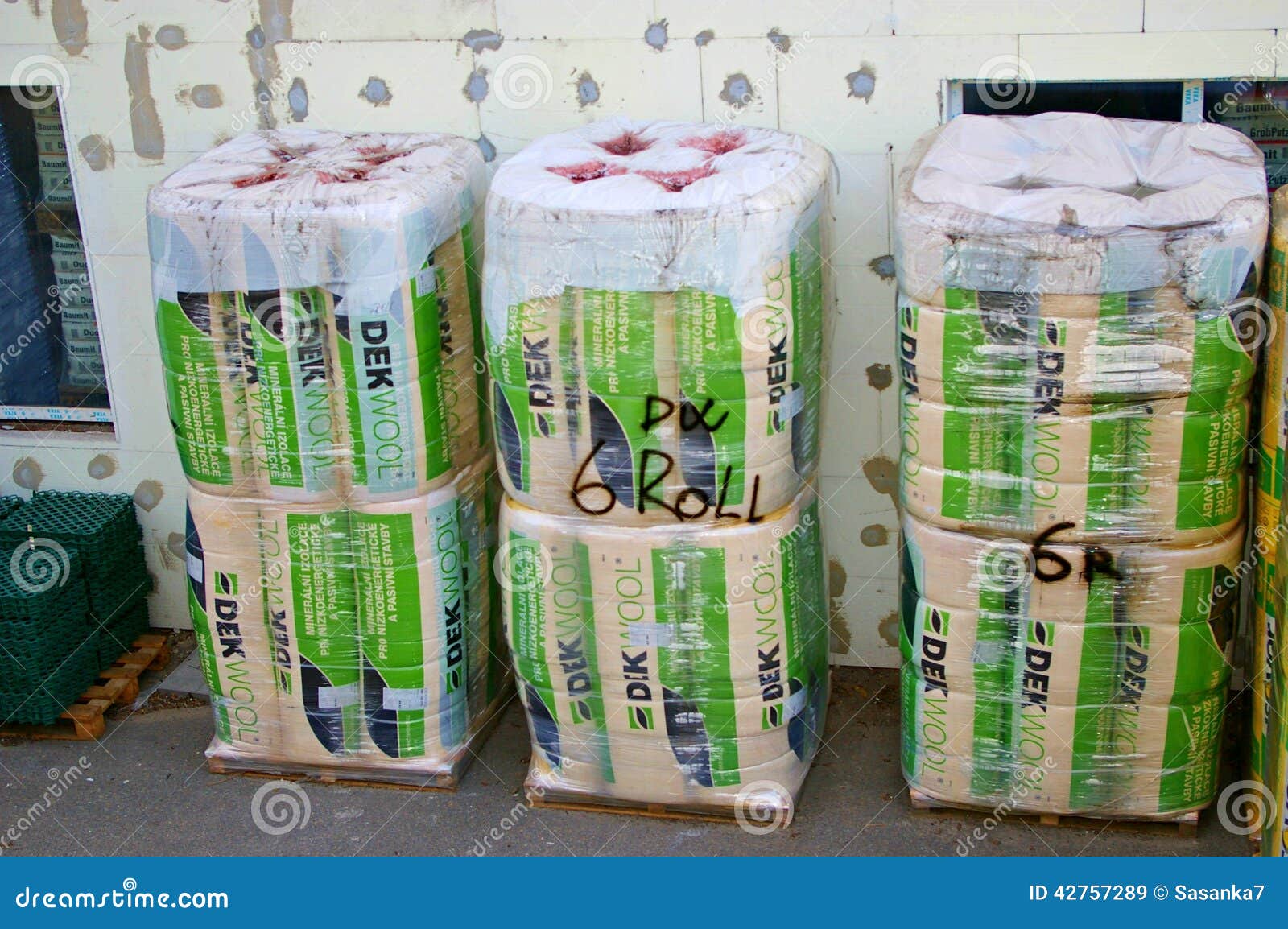 Construction Materials editorial stock image. Image of packed - 42757289