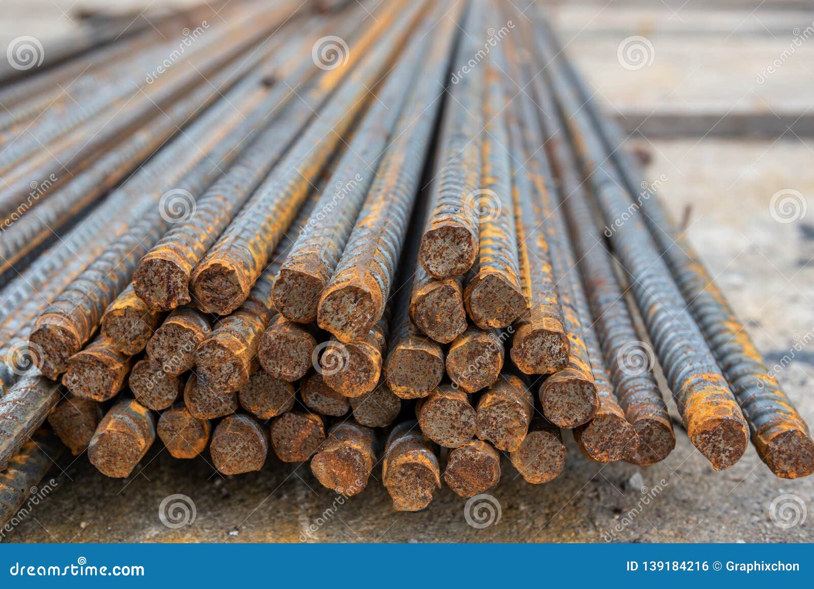 Construction Materials Steel for Building Stock Photo - Image of iron ...