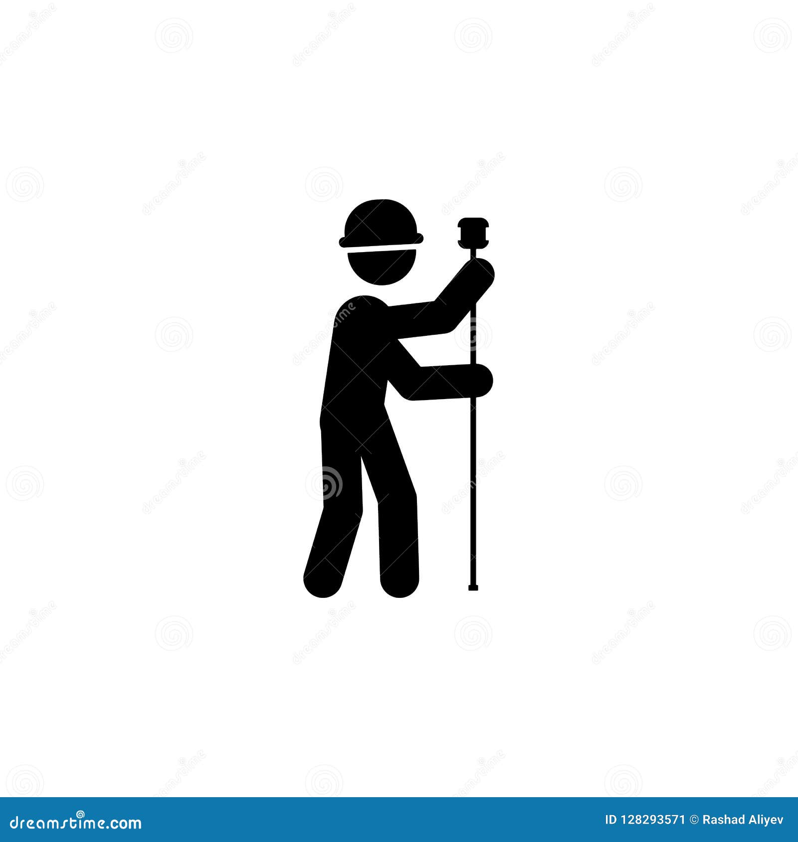Construction, Measure Worker Icon. Element of Construction Worker for ...