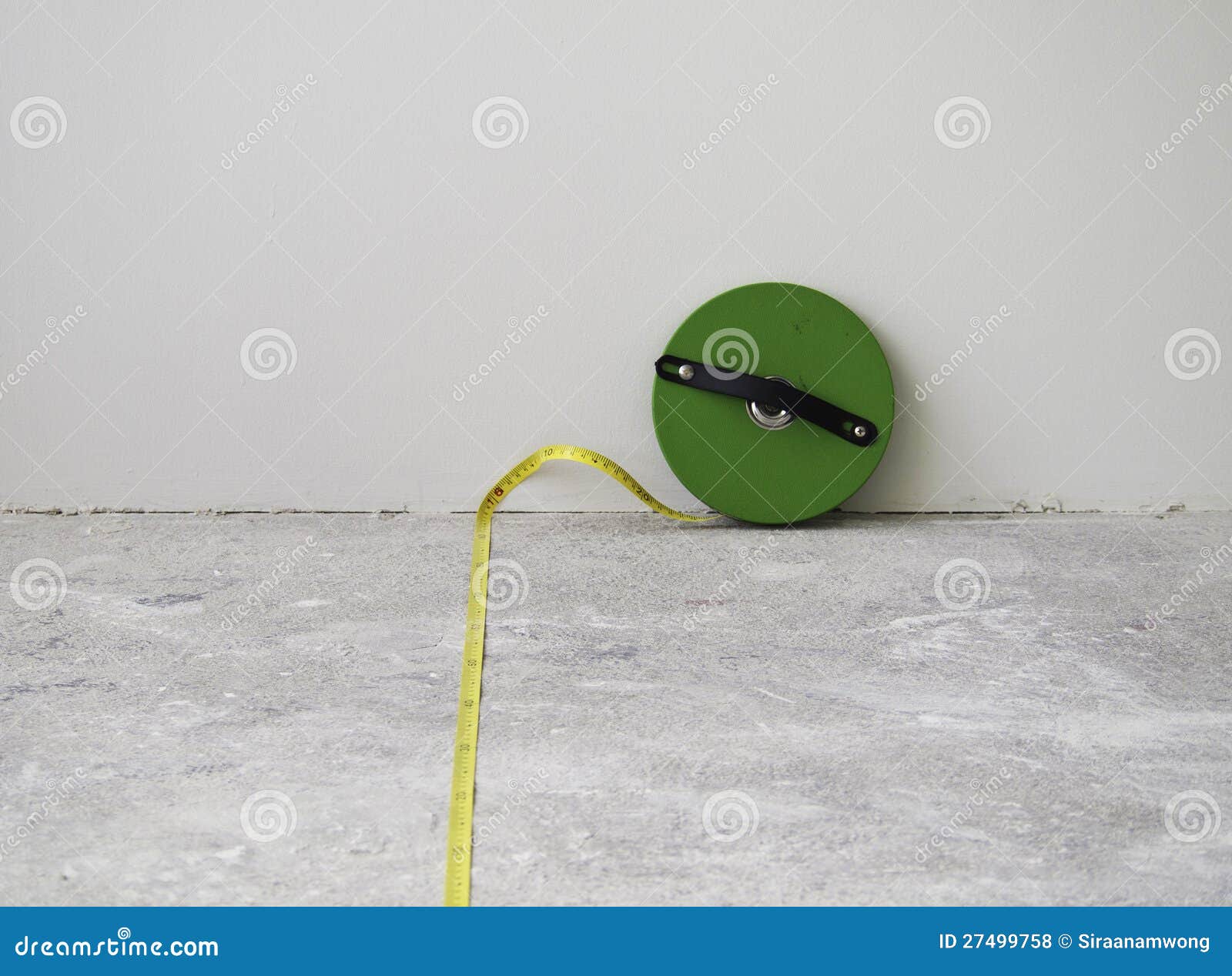 Construction Measuring Tool, Concrete Background Stock Photo - Image of ...