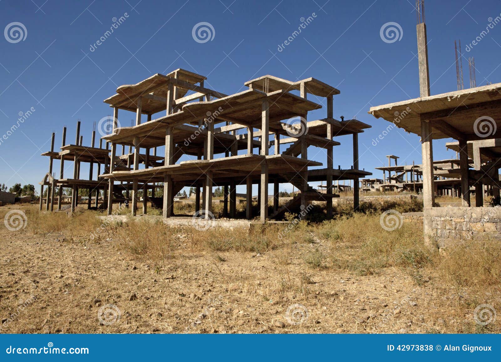 Construction in Mek Ele, Ethiopia Editorial Stock Photo - Image of ...