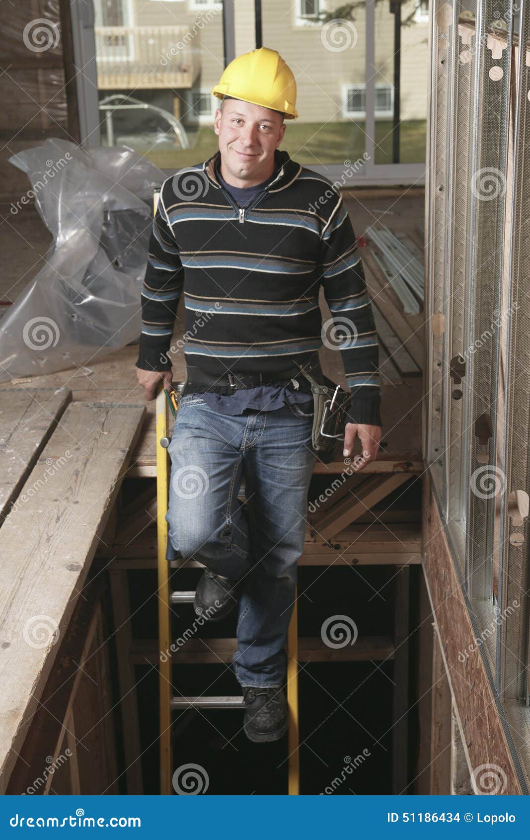 A construction men working stock photo. Image of happiness - 51186434