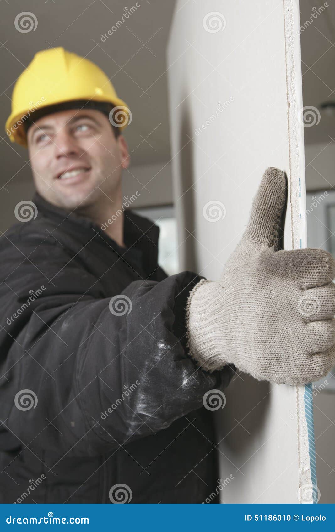 A Construction Men Working Outside Stock Photo - Image of portrait ...