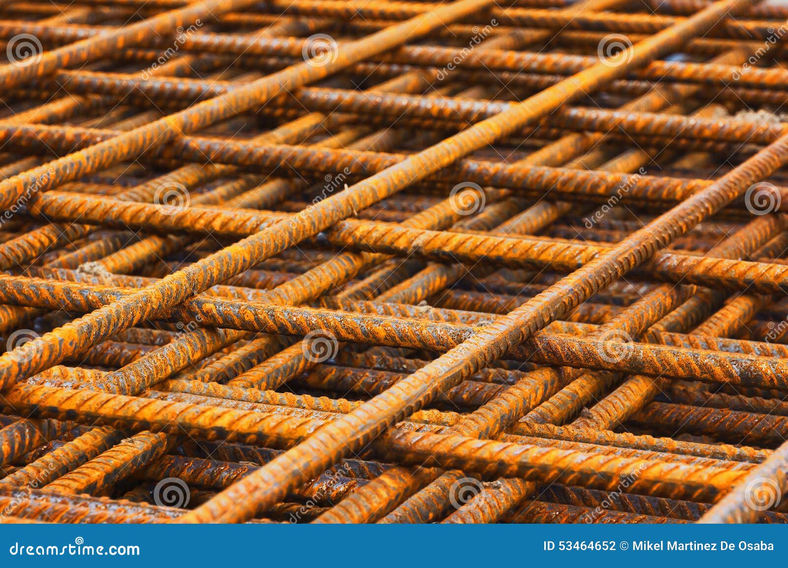 Construction metallic bars stock photo. Image of reinforcement - 53464652