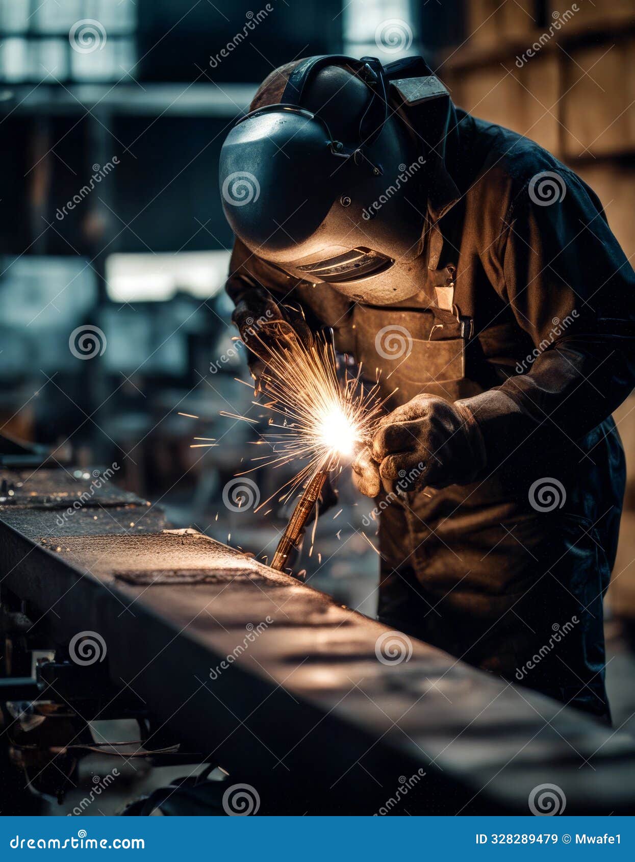 Construction Mig Lding Worker Welding Weld Welder Technical Steel Spark ...