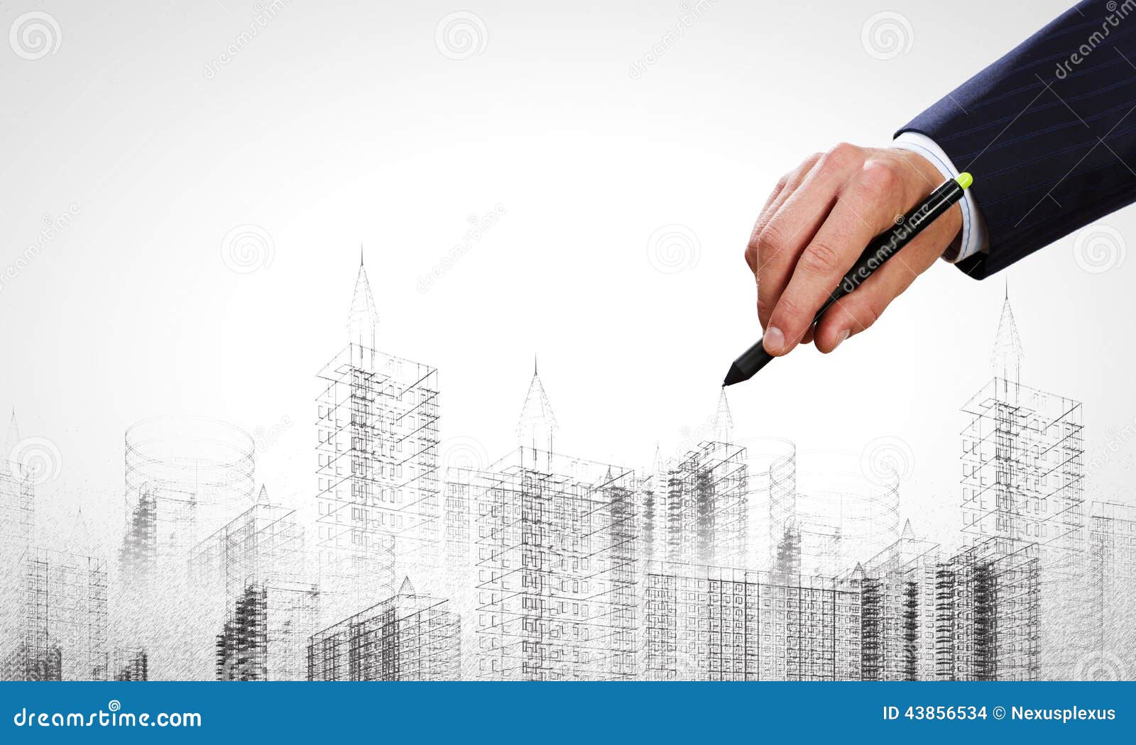 Construction model stock photo. Image of develop, industry - 43856534