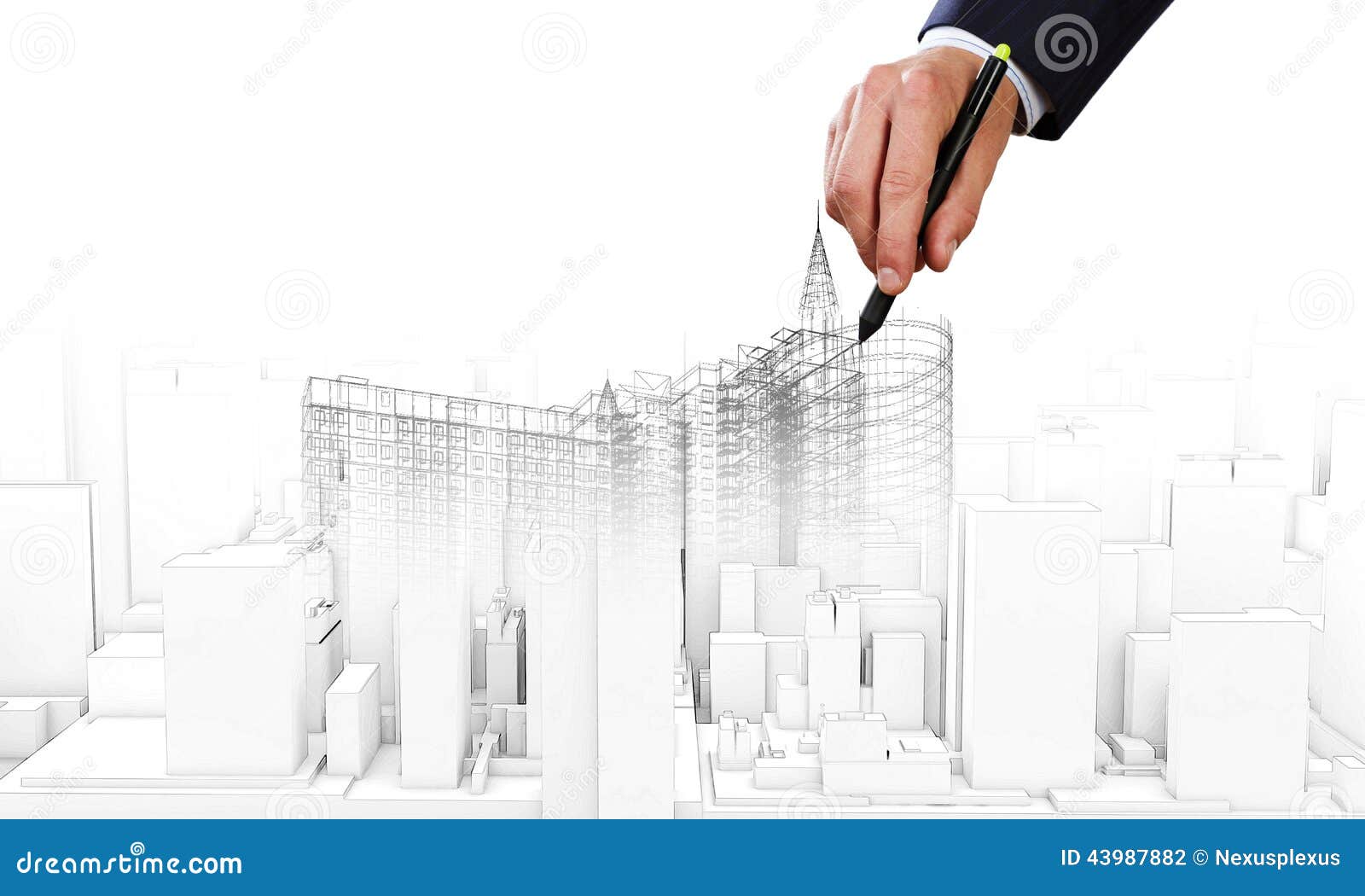 Construction model stock photo. Image of insurance, develop - 43987882