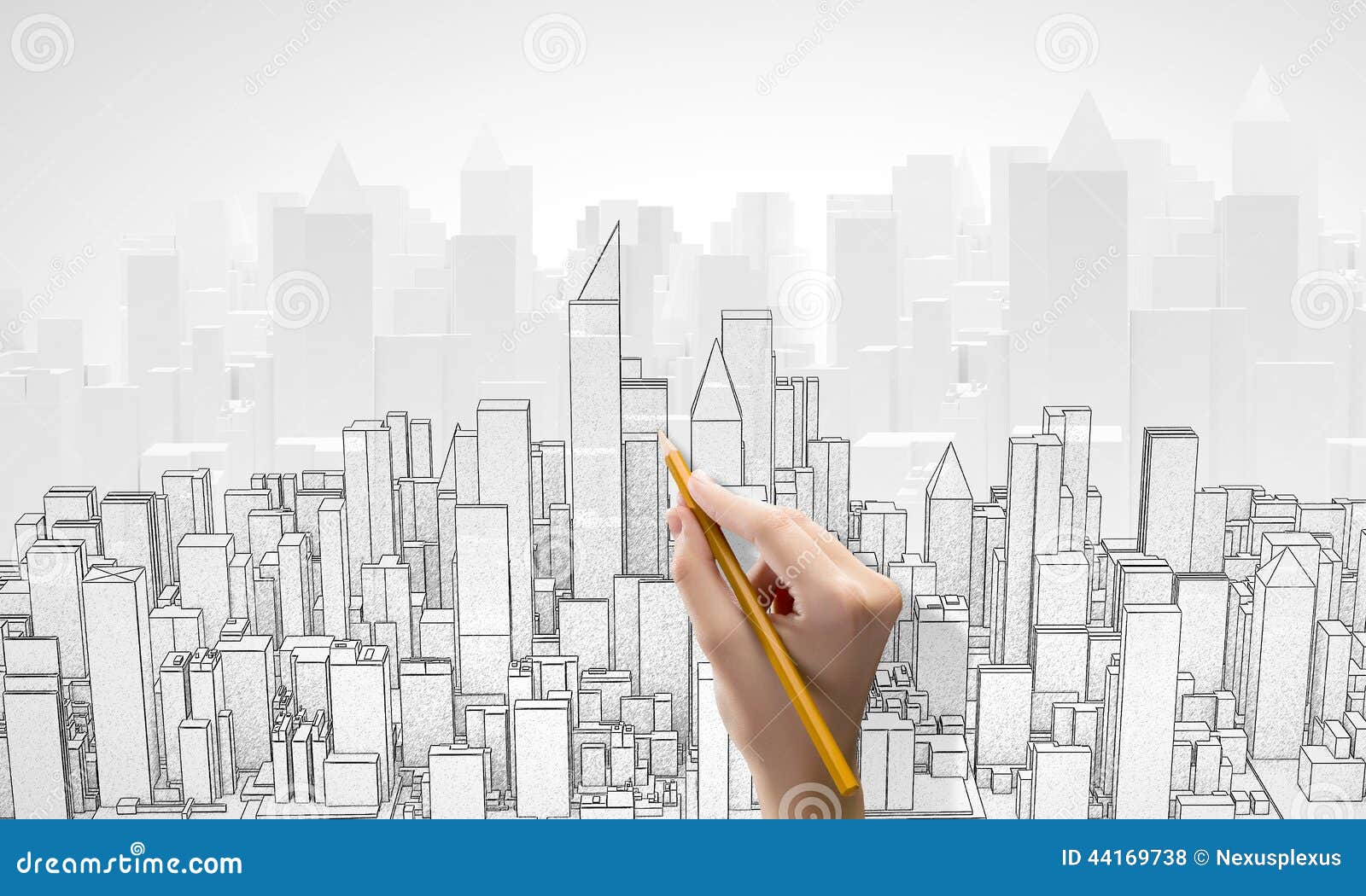 Construction model stock photo. Image of city, construct - 44169738