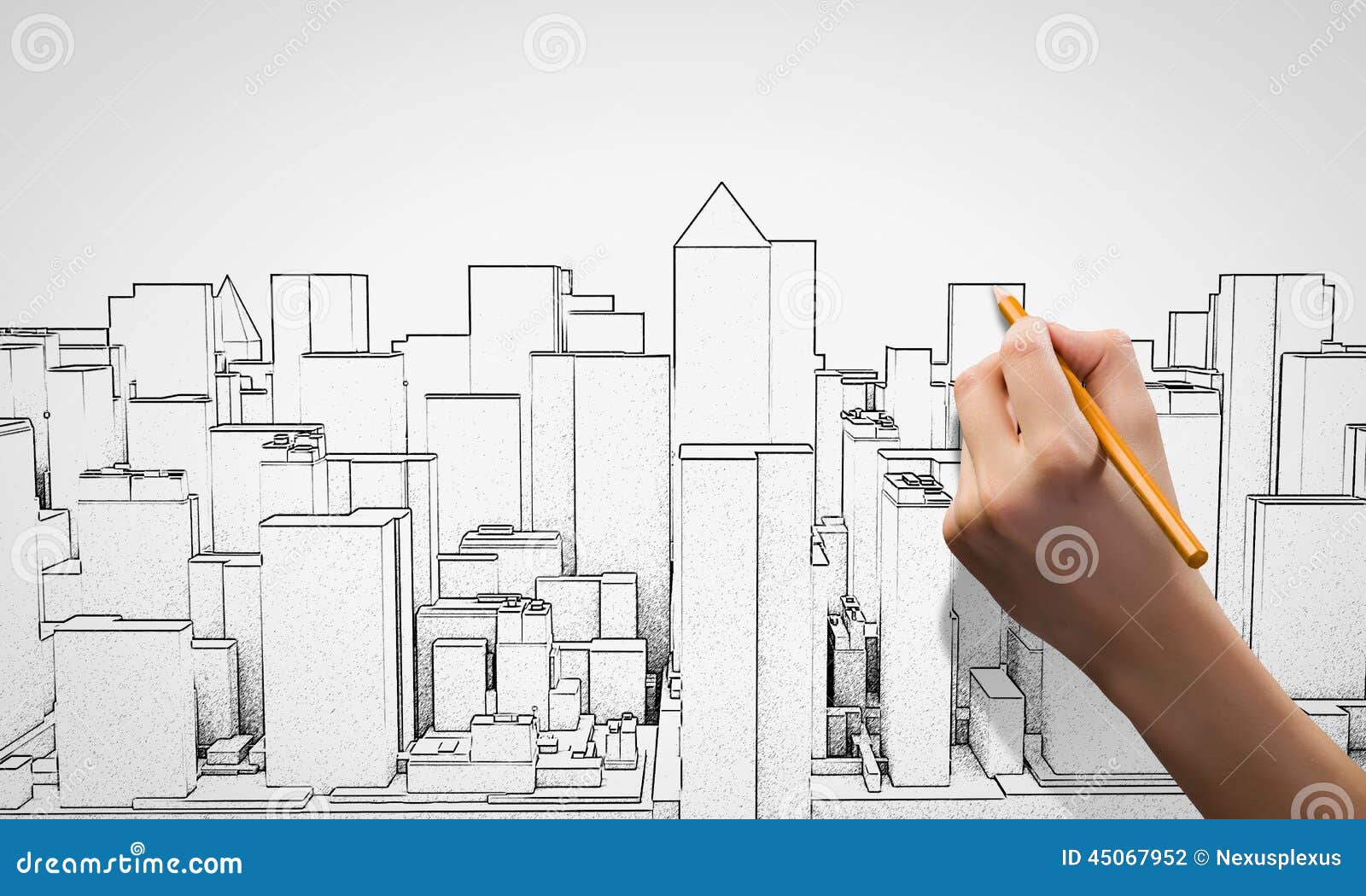 Construction model stock photo. Image of architect, industrial - 45067952