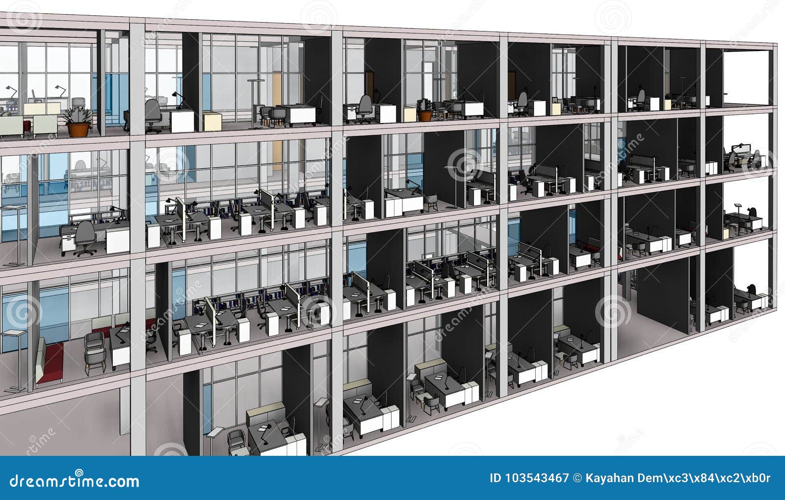 Architectural Sketch Drawing Building Model Stock Illustration ...