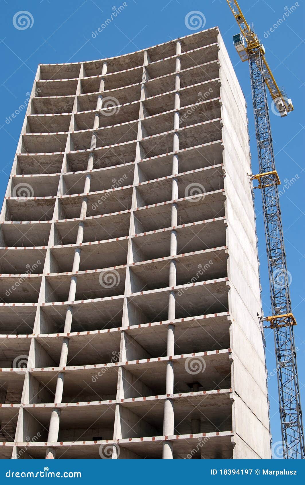 Construction of Modern Buildings Stock Image - Image of constuction ...