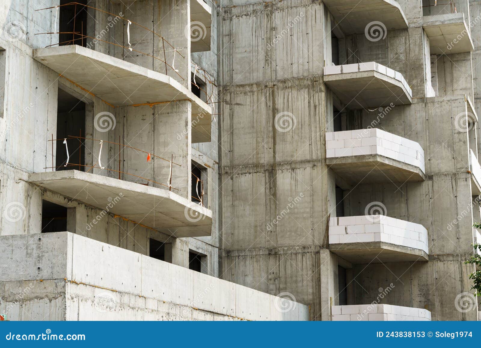 Construction of a Modern High-rise Building of Residential Complex, the ...