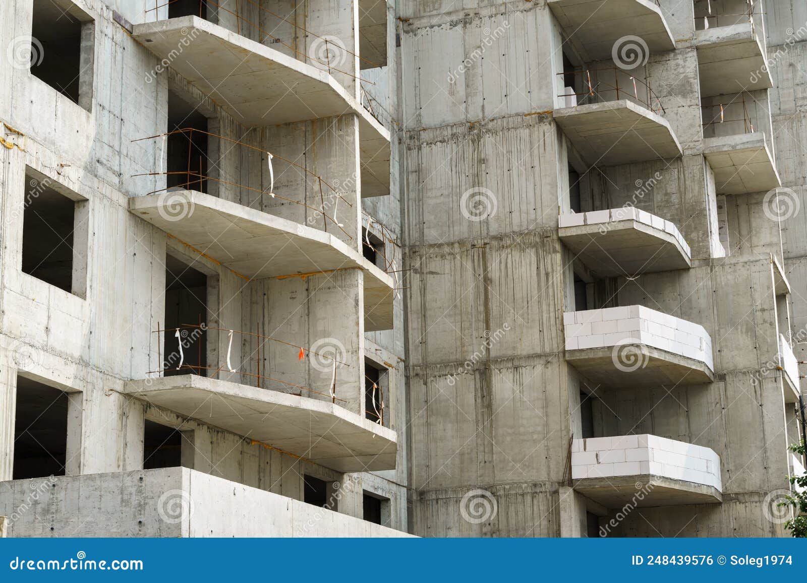 Construction of a Modern High-rise Building of Residential Complex, the ...