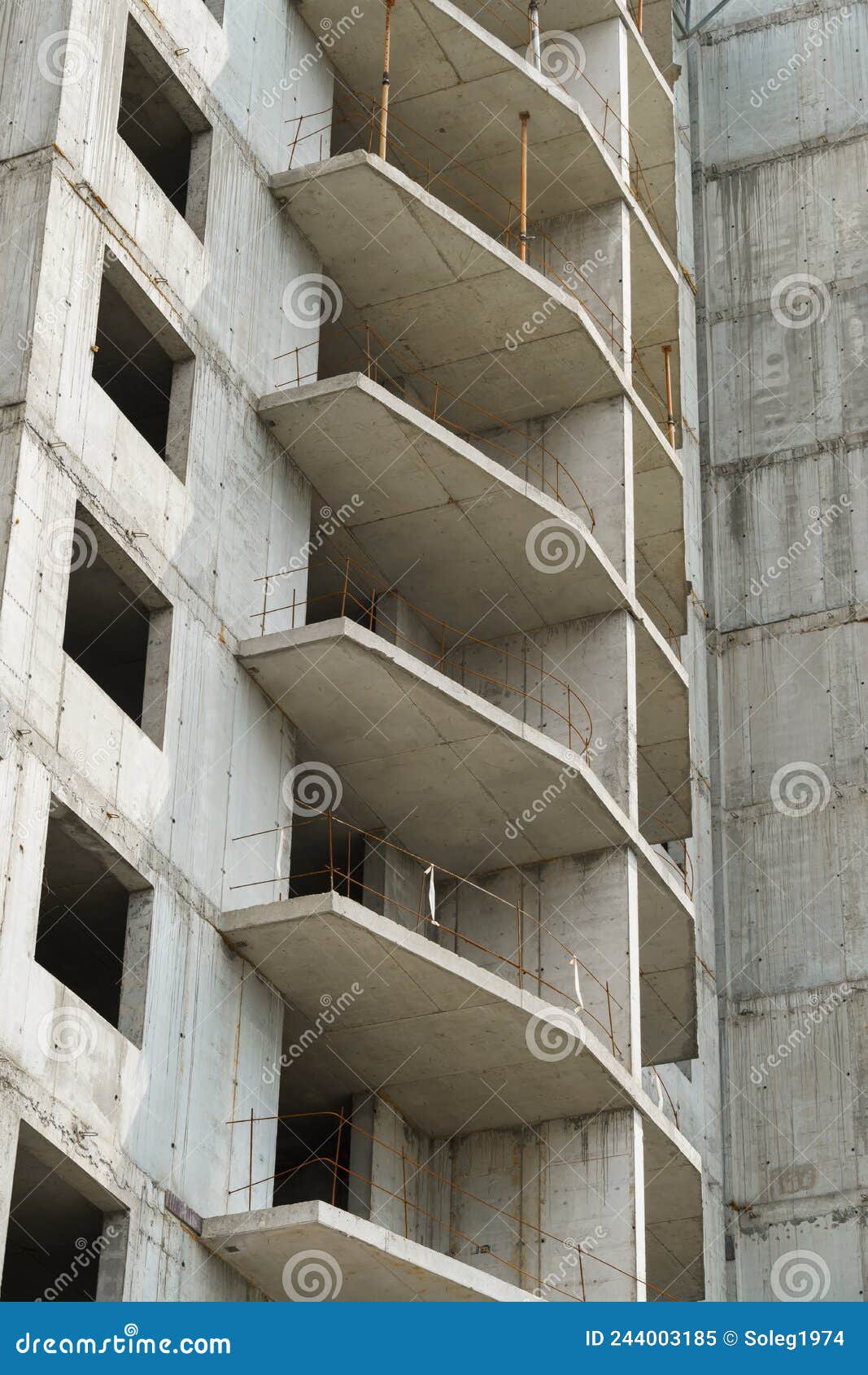 Construction of a Modern High-rise Building of Residential Complex, the ...