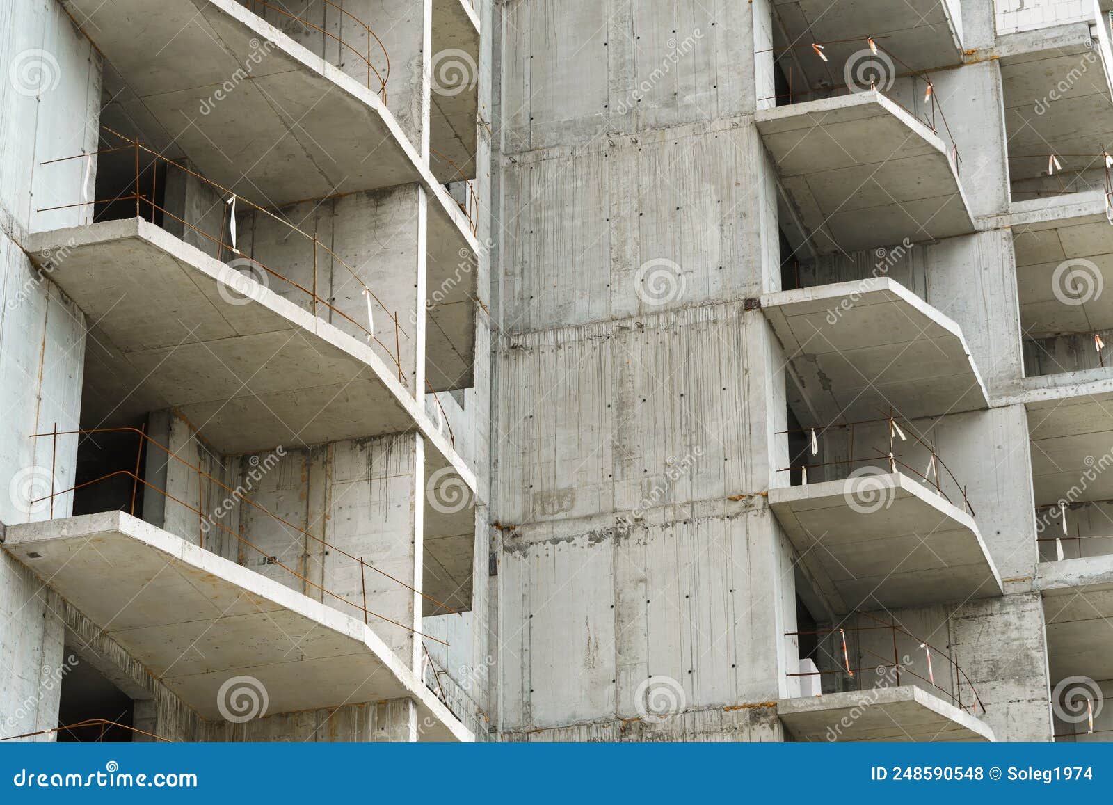 Construction of a Modern High-rise Building of Residential Complex, the ...