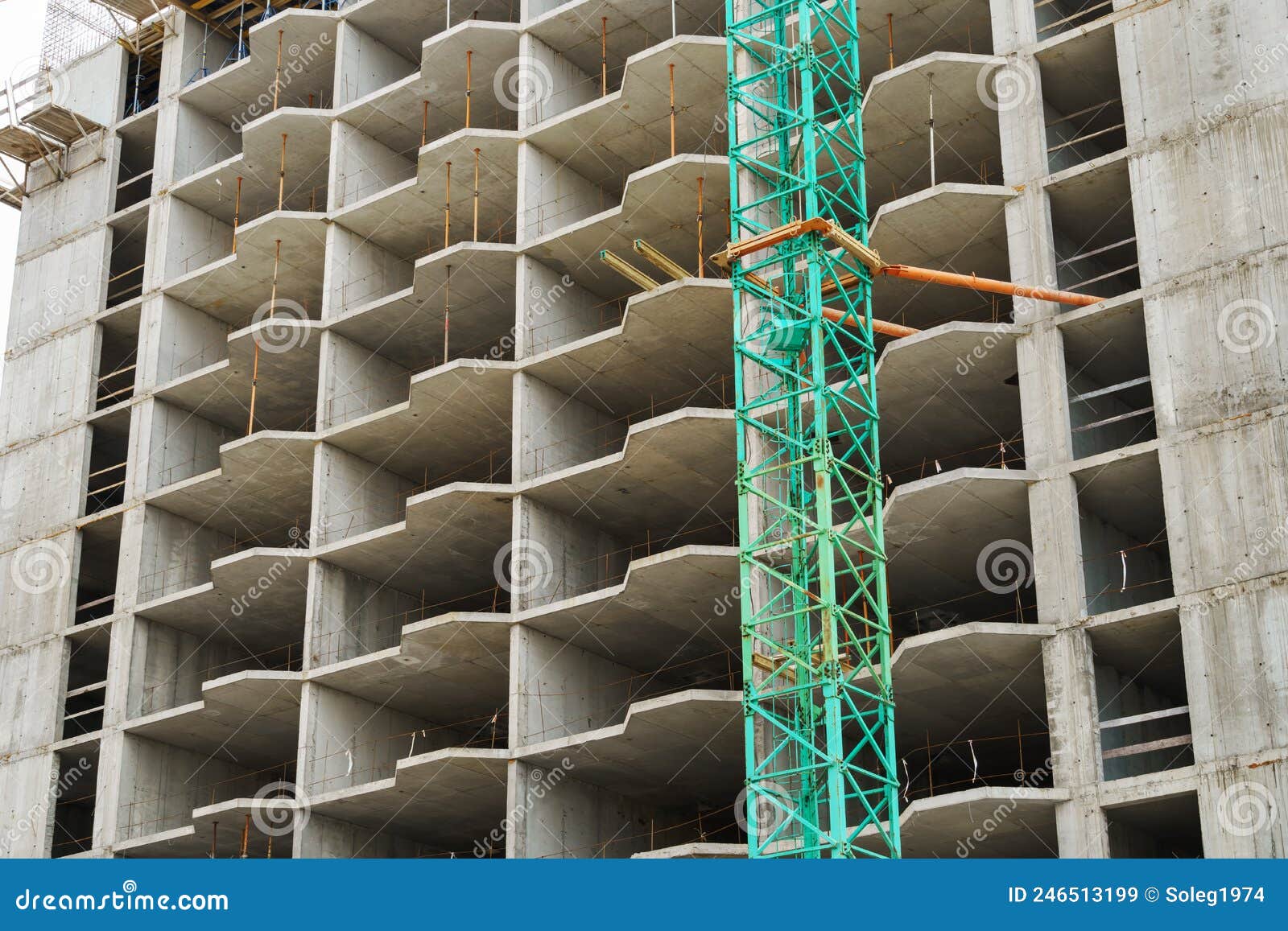 Construction of a Modern High-rise Building of Residential Complex, the ...
