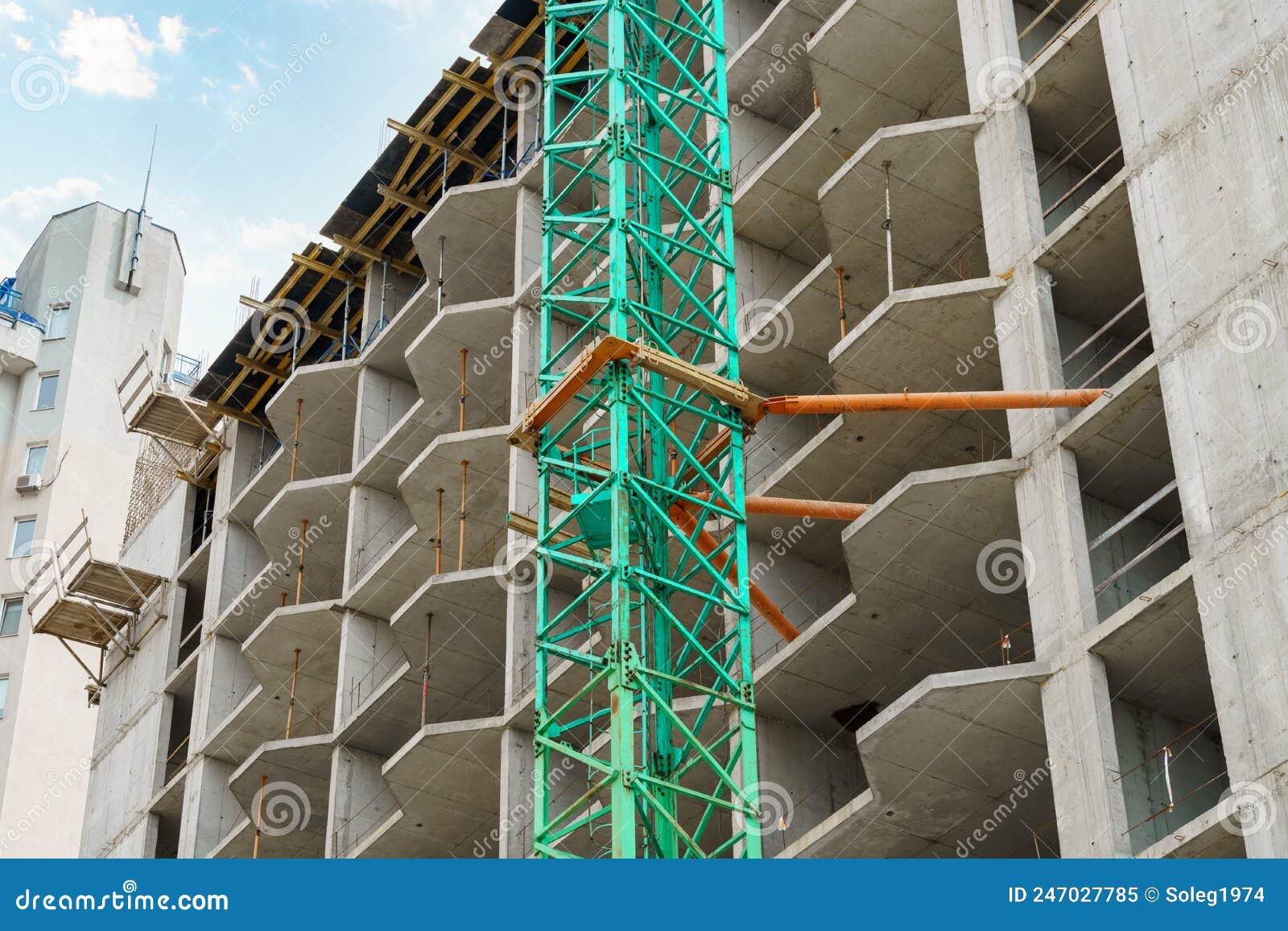 Construction of a Modern High-rise Building of Residential Complex, the ...