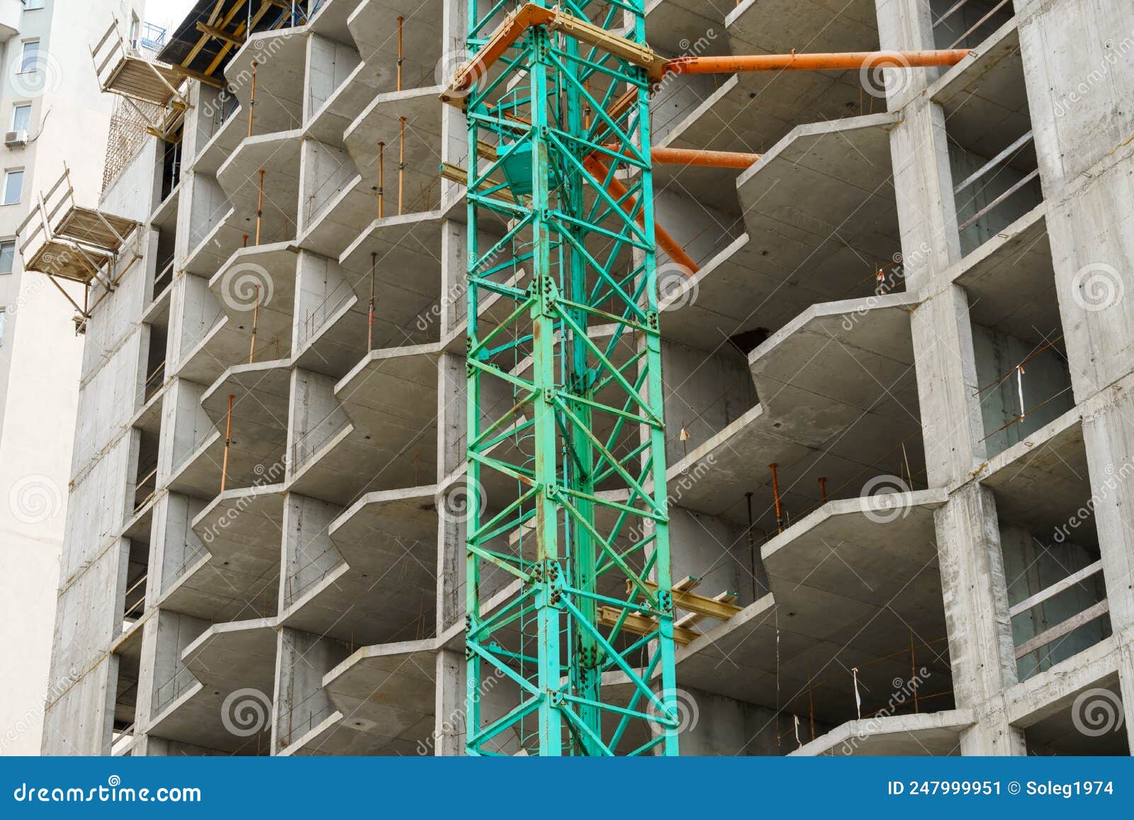 Construction of a Modern High-rise Building of Residential Complex, the ...