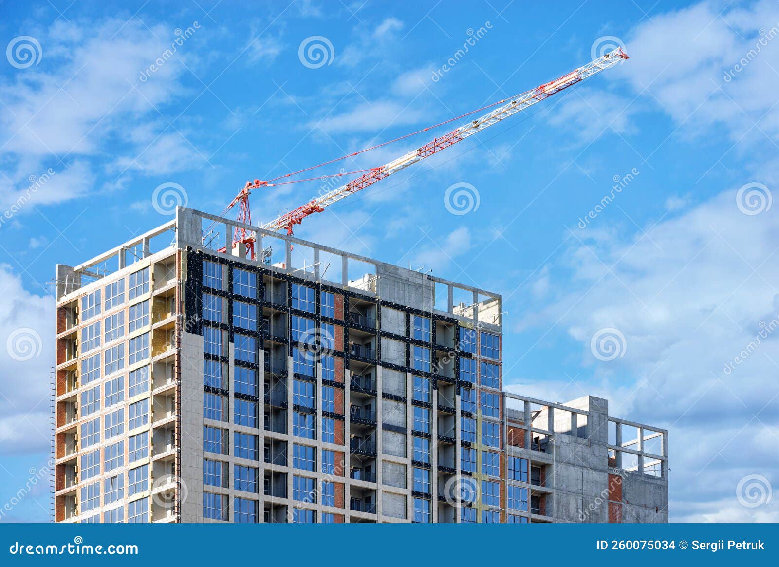 Construction of a Modern Multi-storey Residential Building and Cladding ...