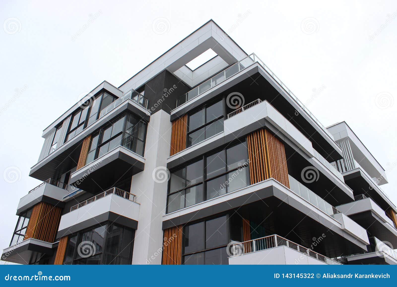 Construction of Modern Residential Buildings. the Combination of ...