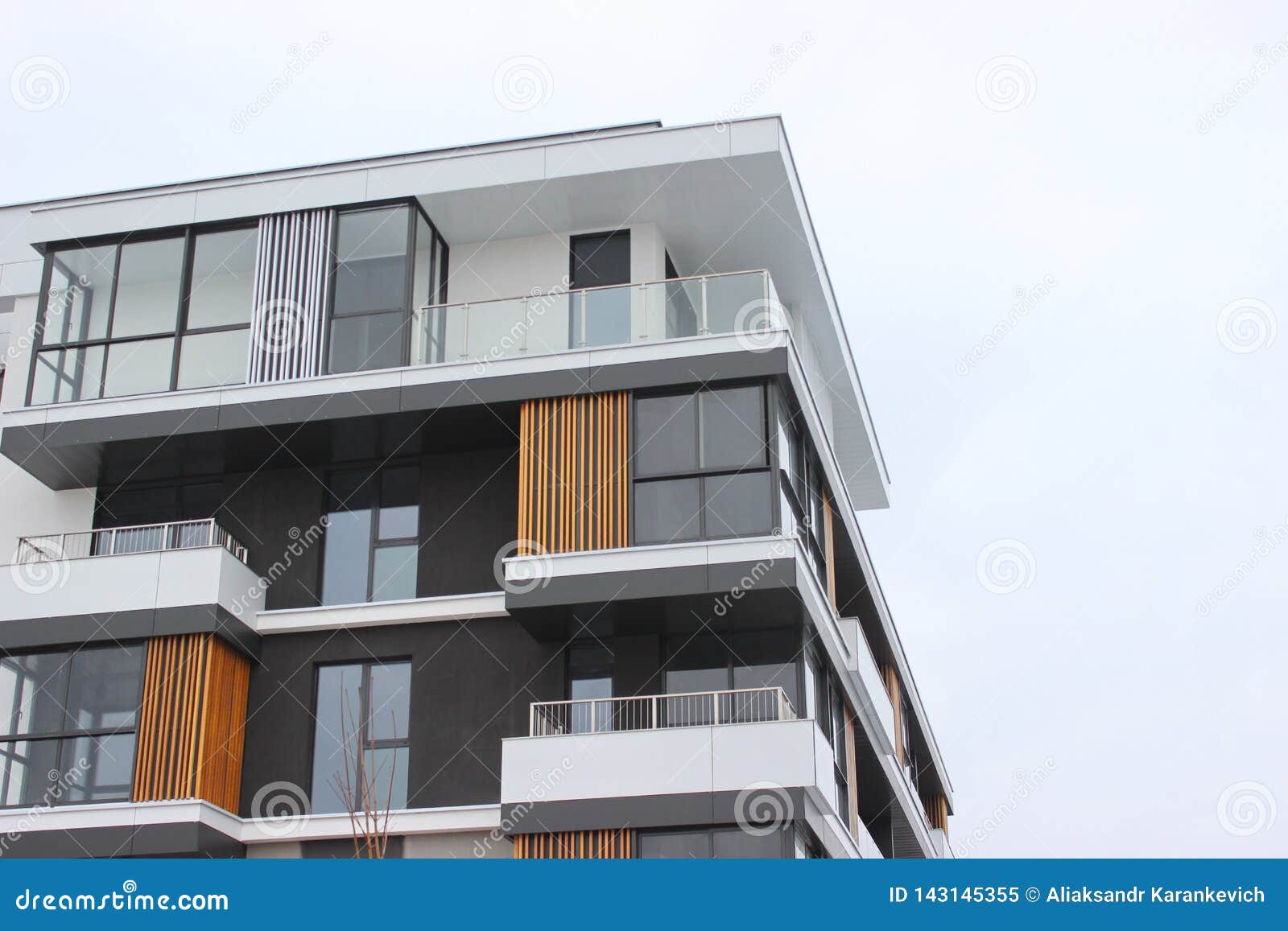 Construction of Modern Residential Buildings. the Combination of ...