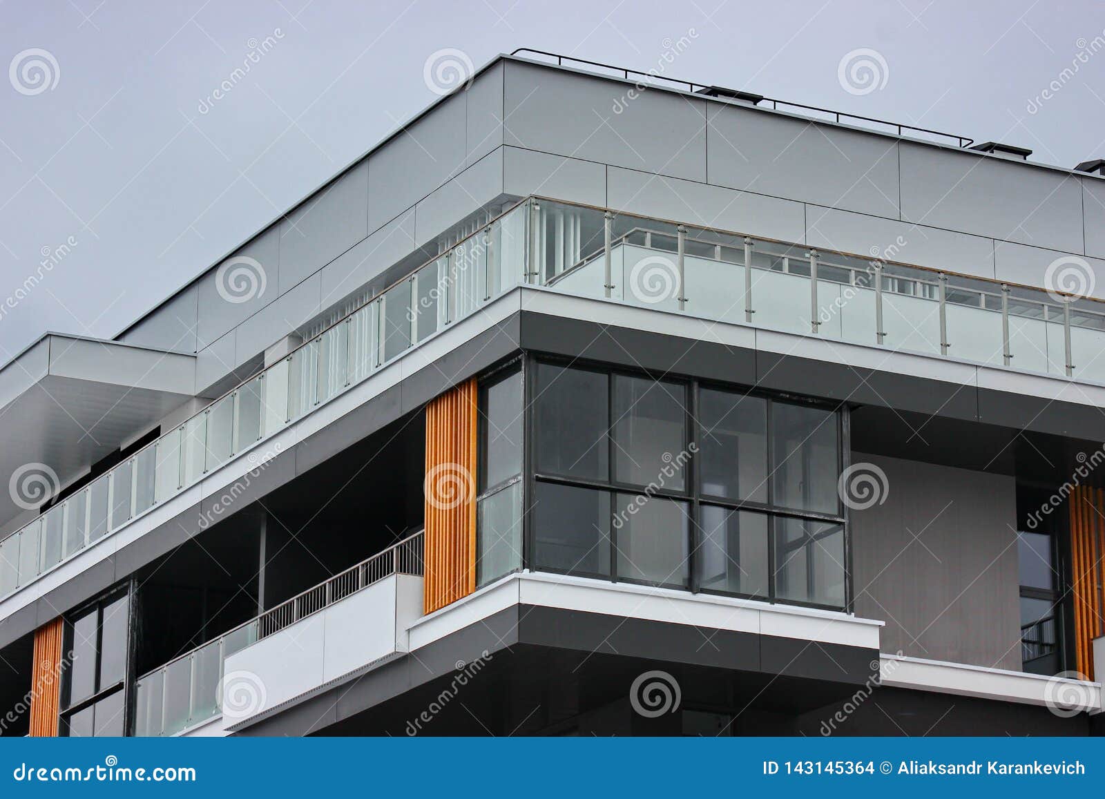 Construction of Modern Residential Buildings. the Combination of ...