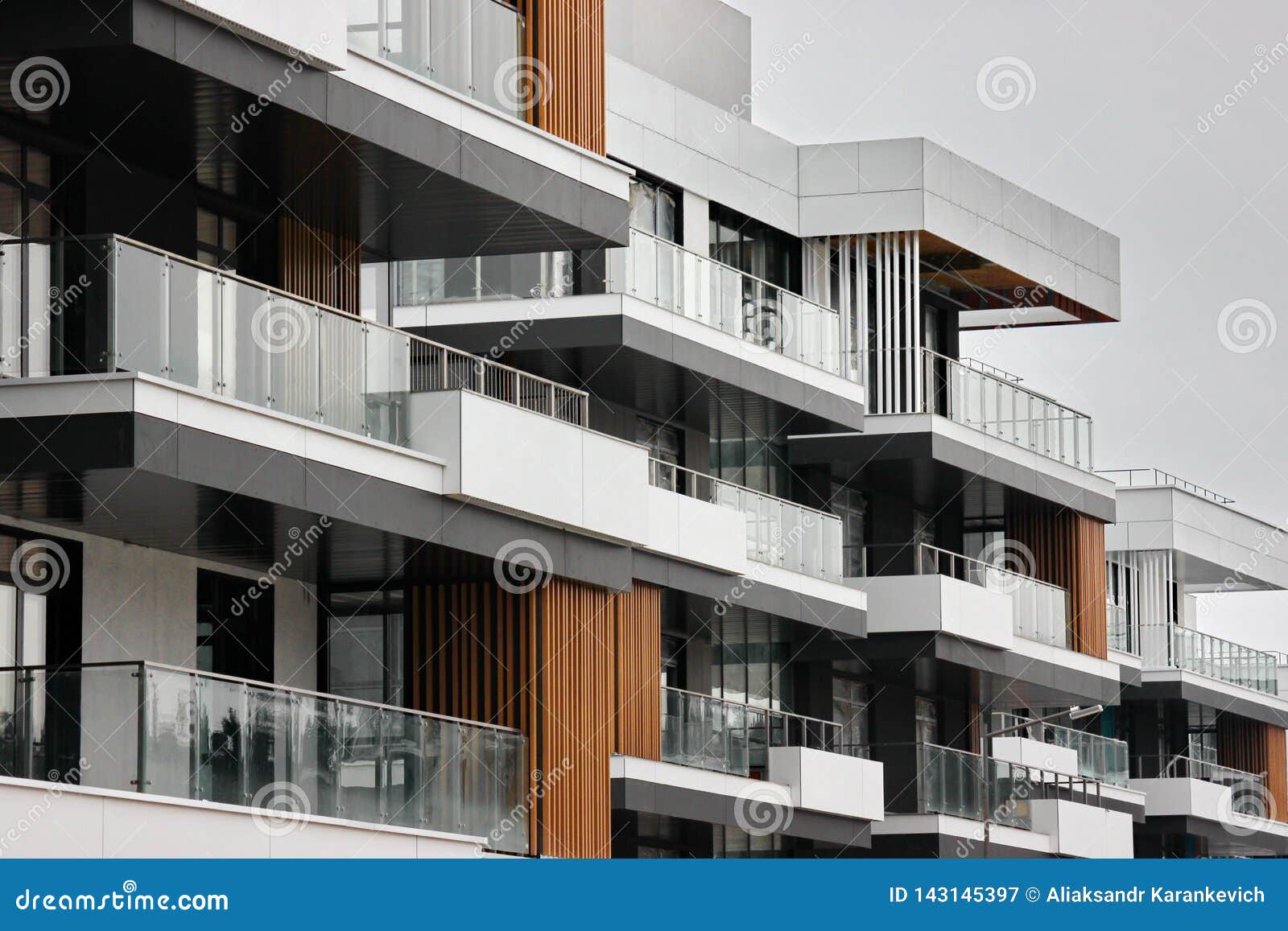 Construction of Modern Residential Buildings. the Combination of ...