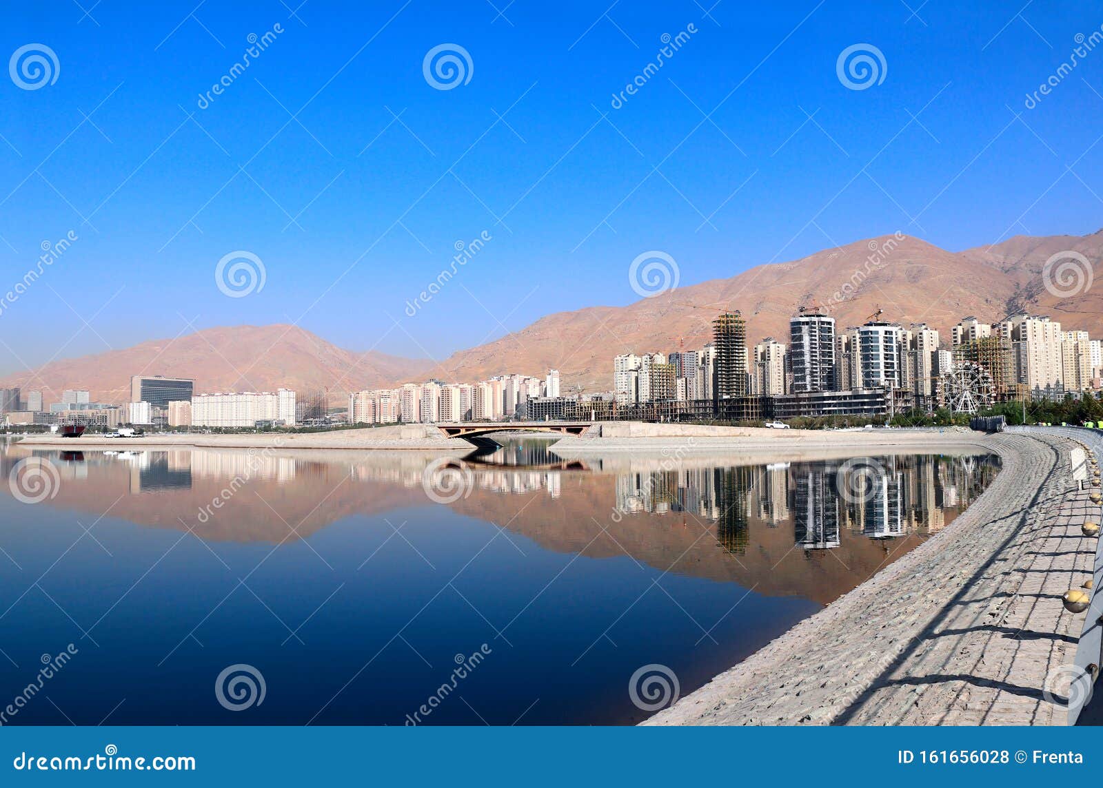 Construction of a Modern Residential Complex, Tehran, Iran Stock Photo ...