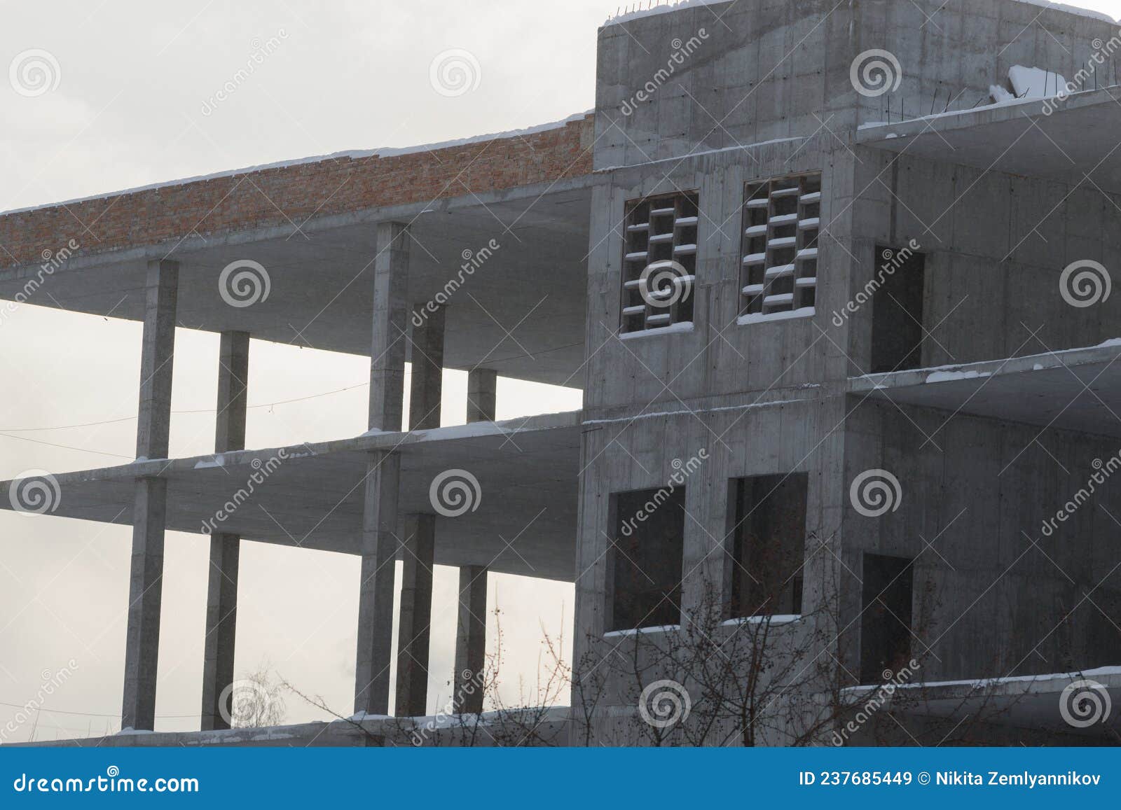 Construction of a Monolithic Frame Multi-storey Residential Building ...